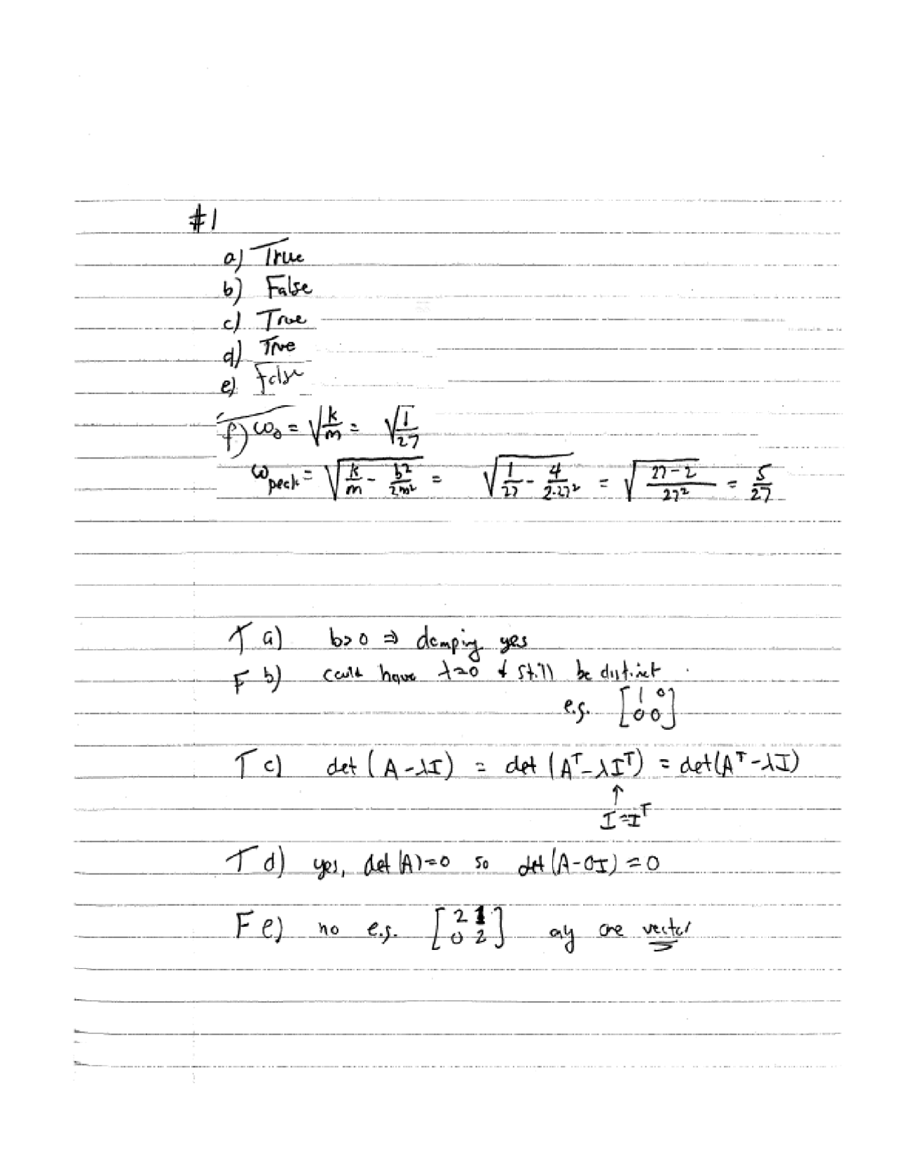 Electronic Devices Differential Equations And Linear Algebra Solved
