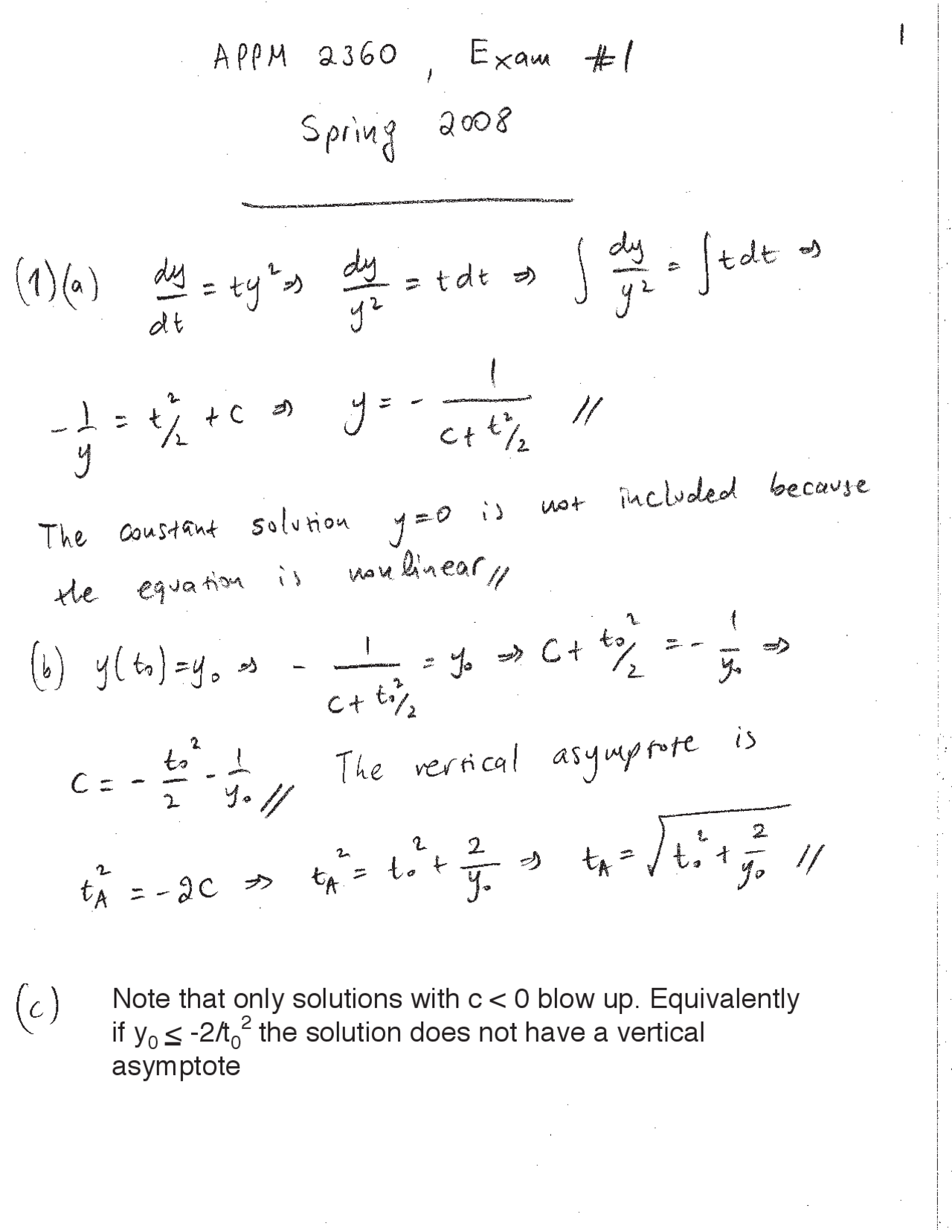 New Variable Differential Equations And Linear Algebra Solved Exam
