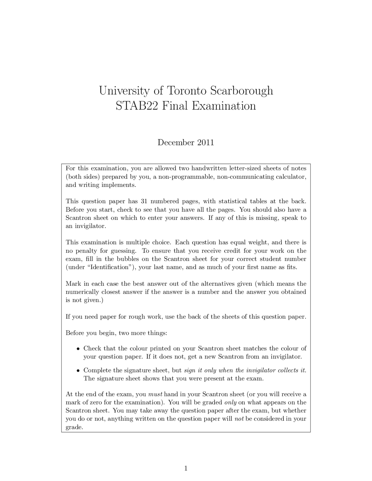 Computing Introduction To Statistics Exam Docsity