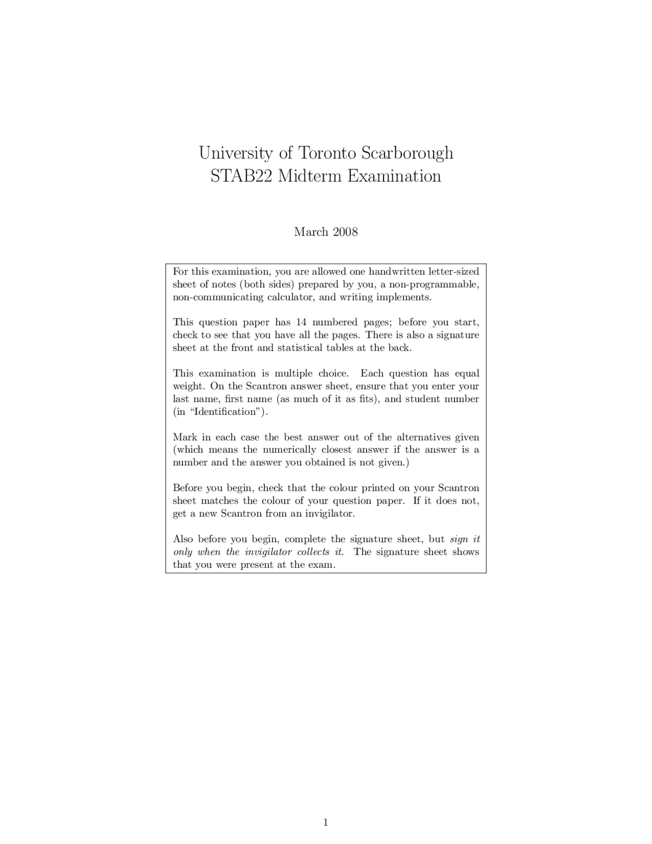 Linear Regression Introduction To Statistics Solved Exam Docsity