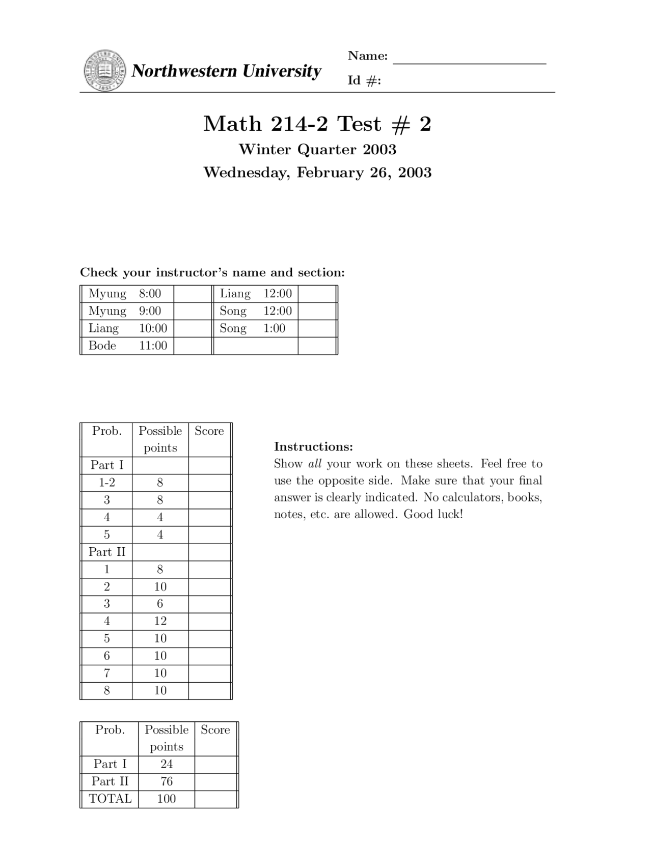 Average Value Integral Calculus Of One Variable Functions Exam