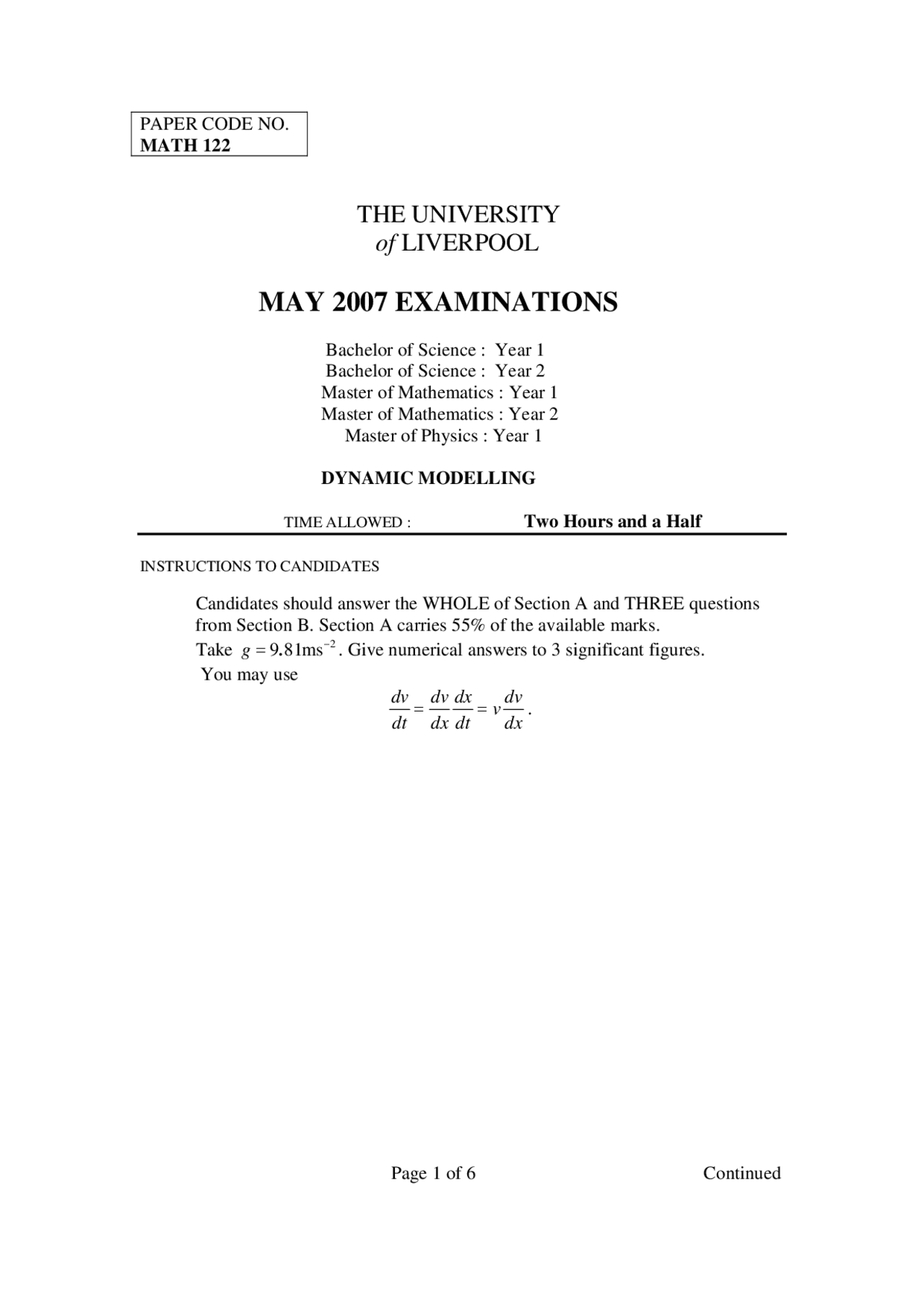 Population - Mathematics - Exam - Docsity