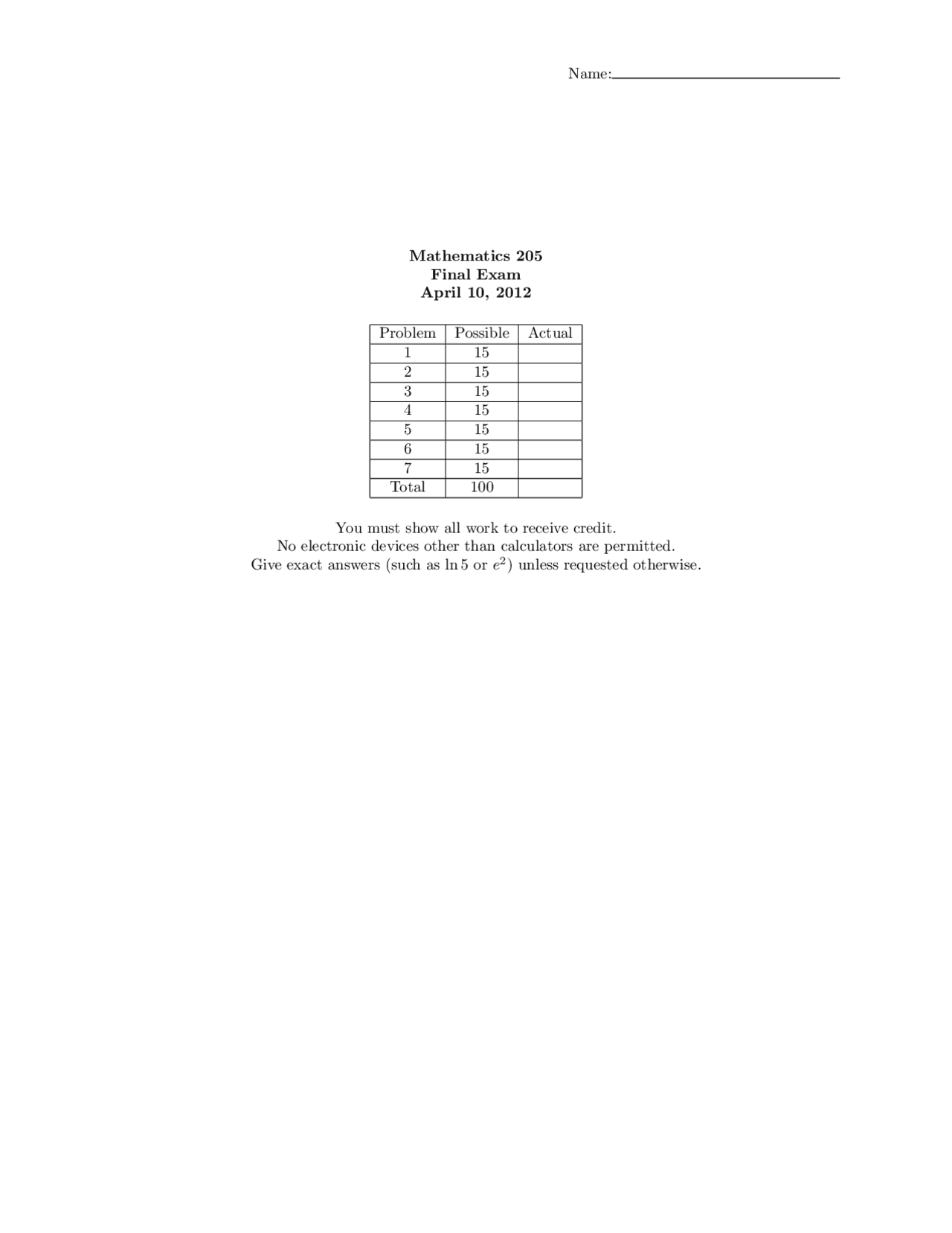 Vectors Linearly Independent Linear Algebra Exam Docsity