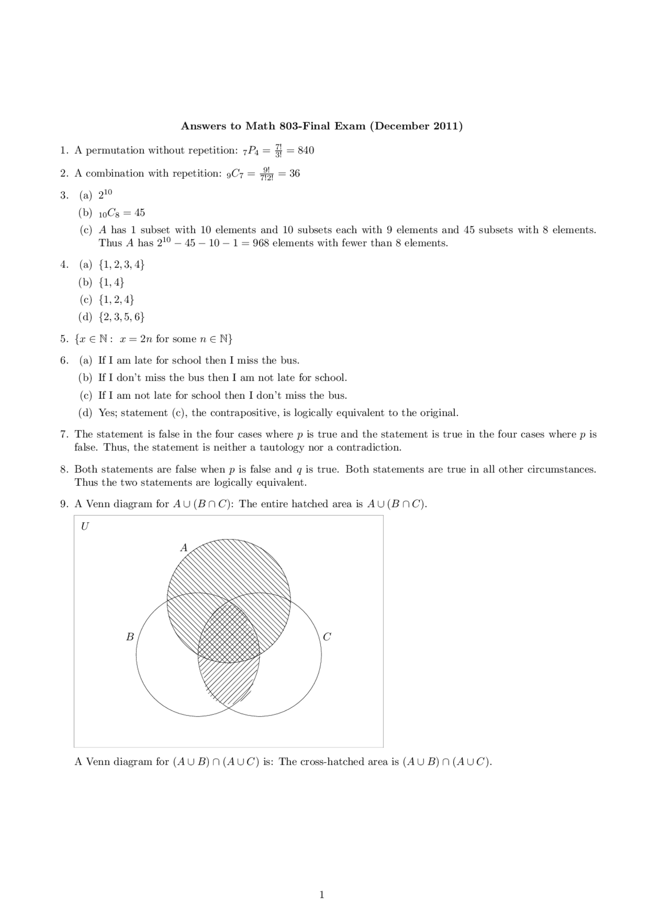 Eight Elements Computer Science Technology Solved Exam Docsity