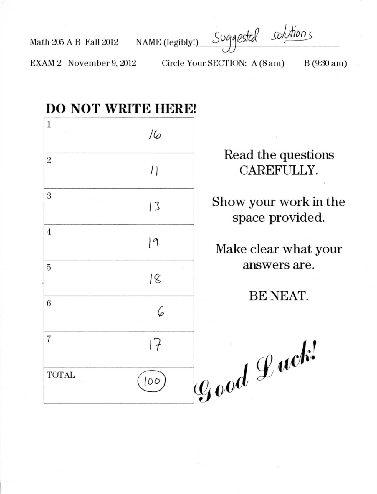 Demand Vector - Linear Algebra - Solved Exam - Docsity
