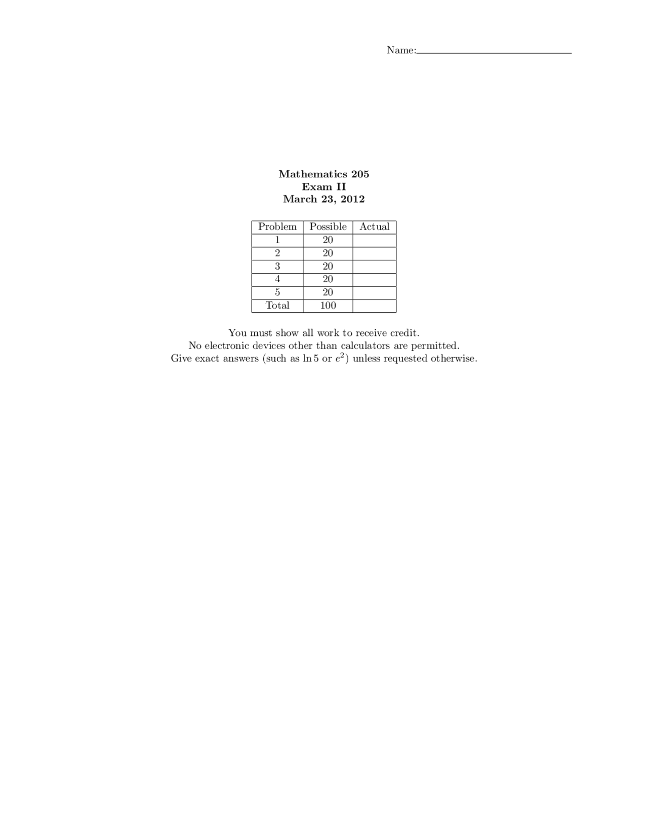 Skew Symmetric Matrices Linear Algebra Exam Docsity