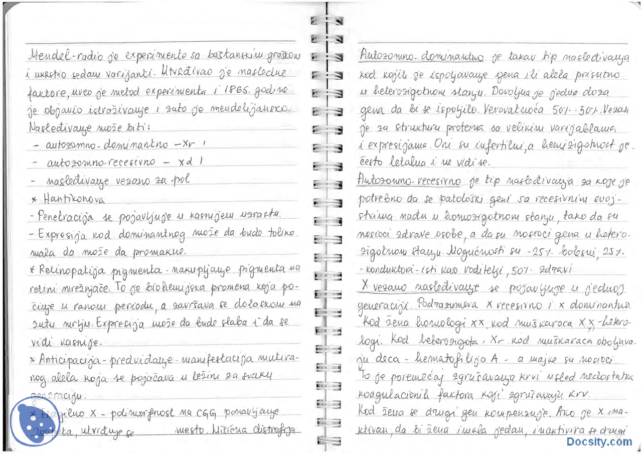 Genetika-Skripta-Molekularna biologija (2) | Rezime' predlog Molekularna i ćelijska biologija ...