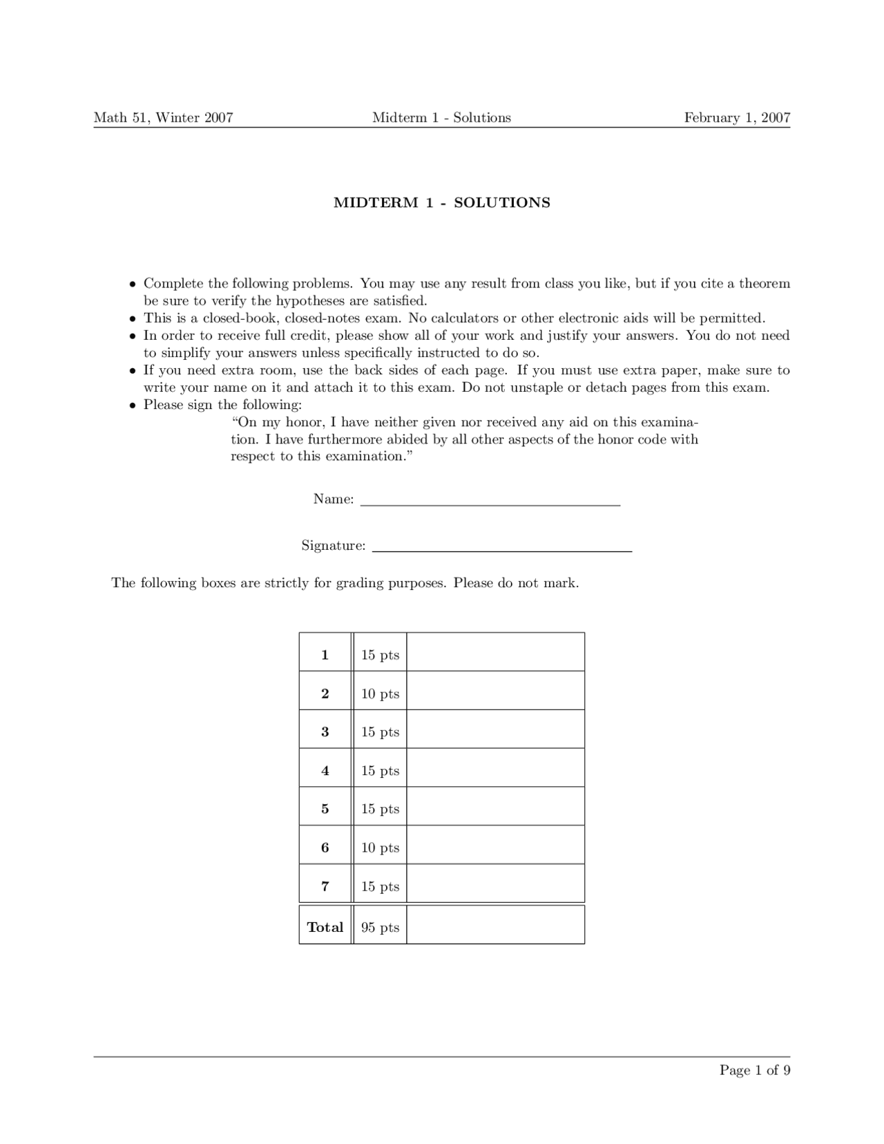 Linearly Dependent Linear Algebra And Multivariable Calculus First