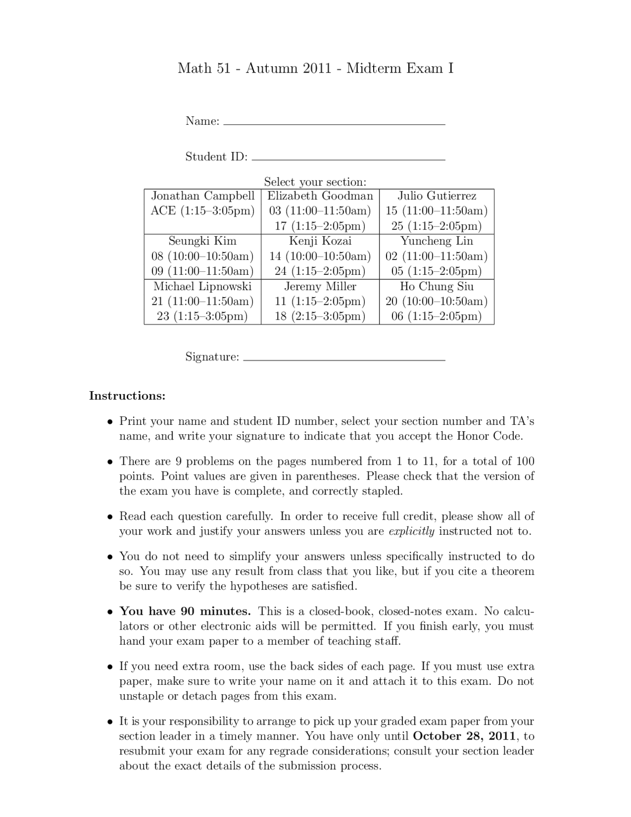 Column Space Linear Algebra And Multivariable Calculus First