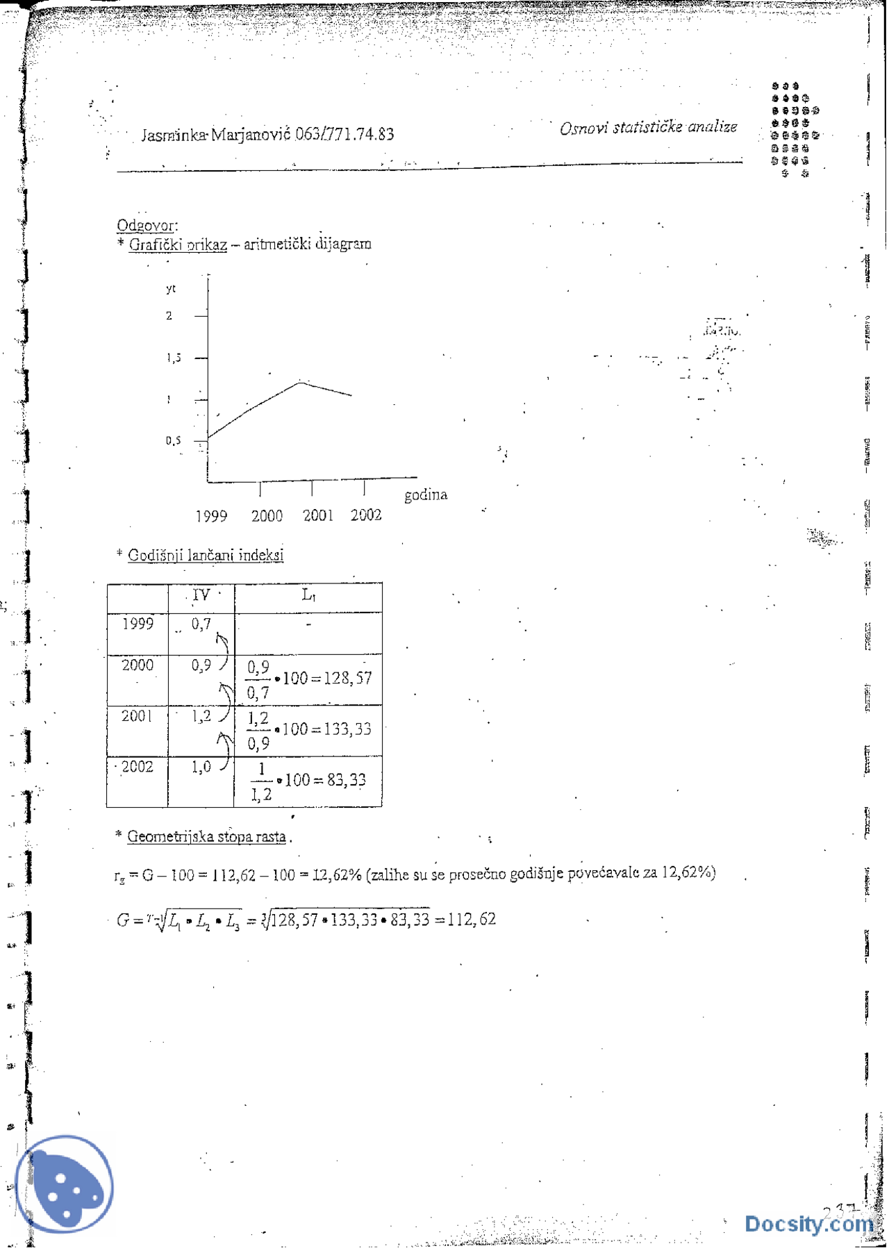 Osnovi Statisticke Analize Vezbe Arhitektura Part6 Vežbe Predlog