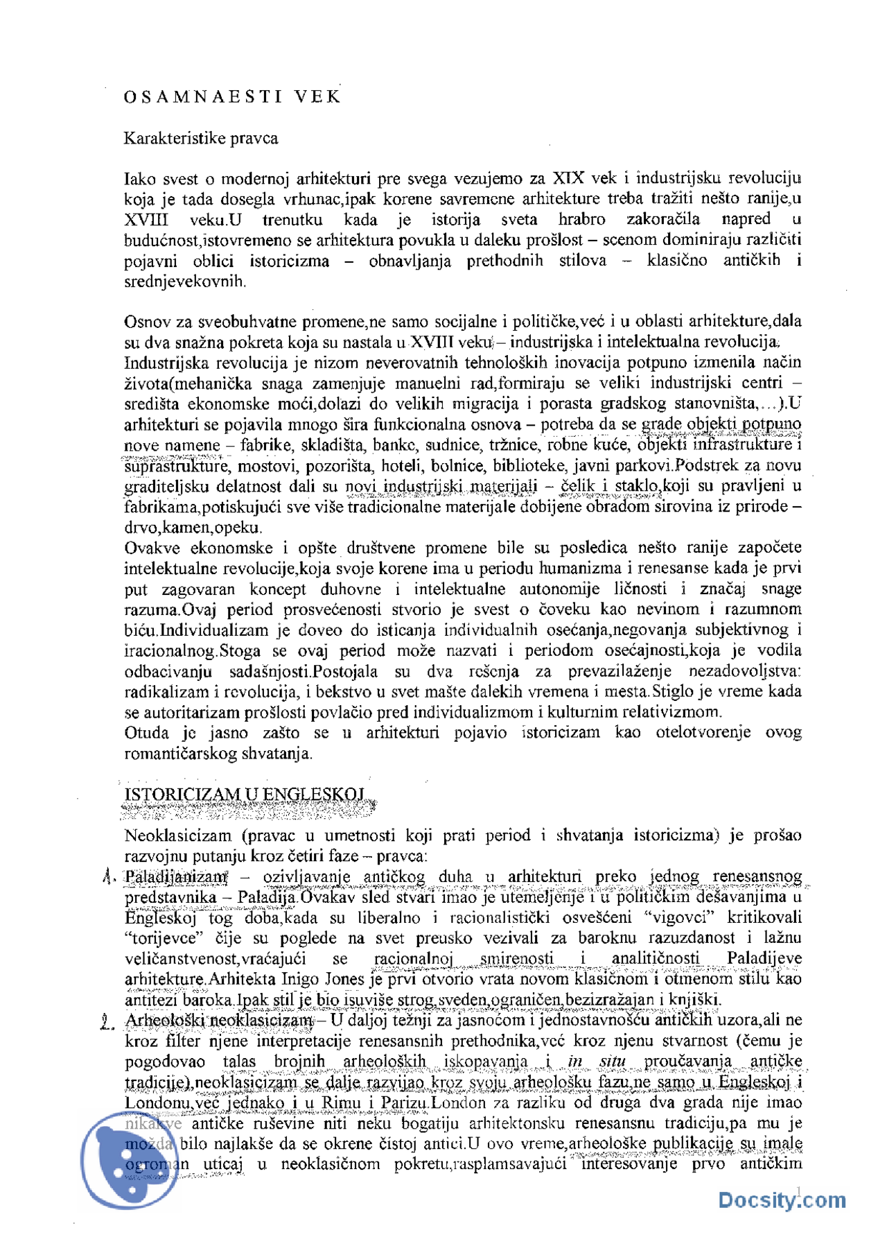 Savremena arhitektura i urbanizam-skripta-Arhitektura Part1 | Rezime' predlog Savremena ...