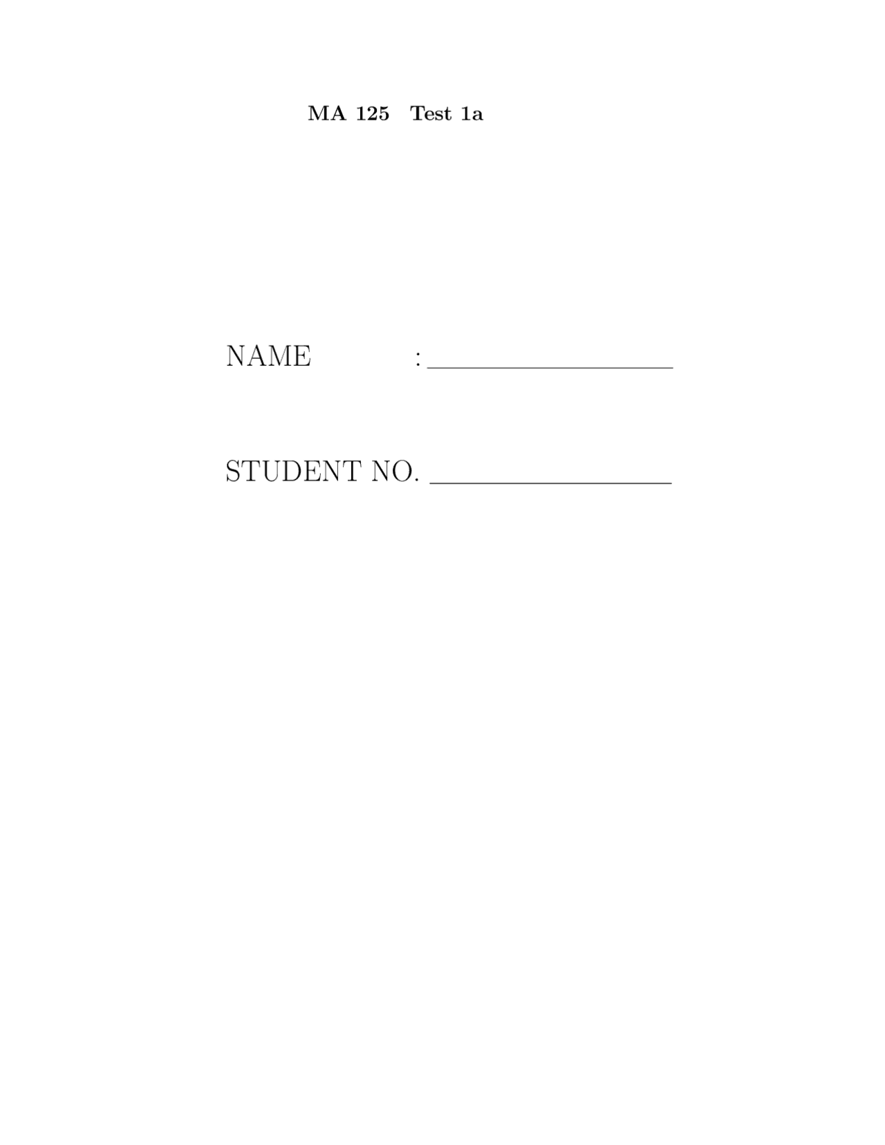 Domain Of Functions Calculus I Exam Docsity