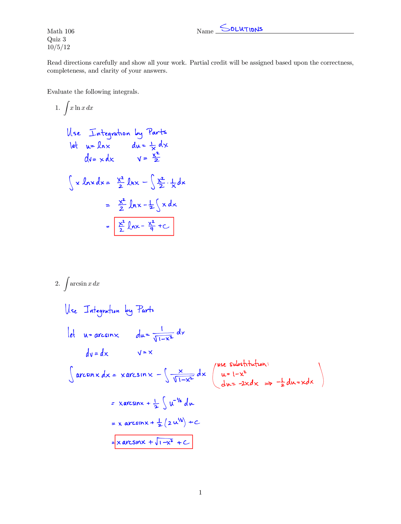Completeness Calculus Solved Quiz Docsity