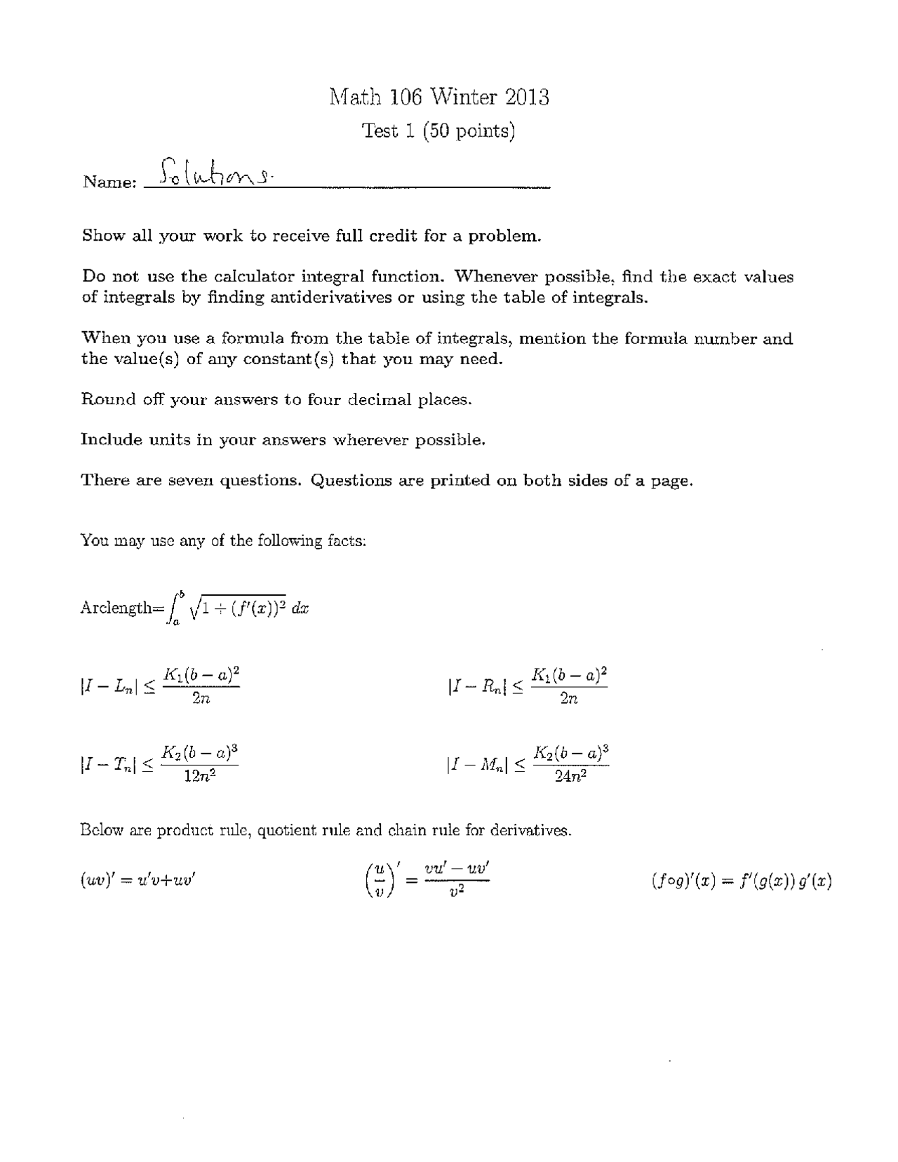 Product Rule Calculus Solved Exam Docsity product-rule-calculus-solved-exam-docsity