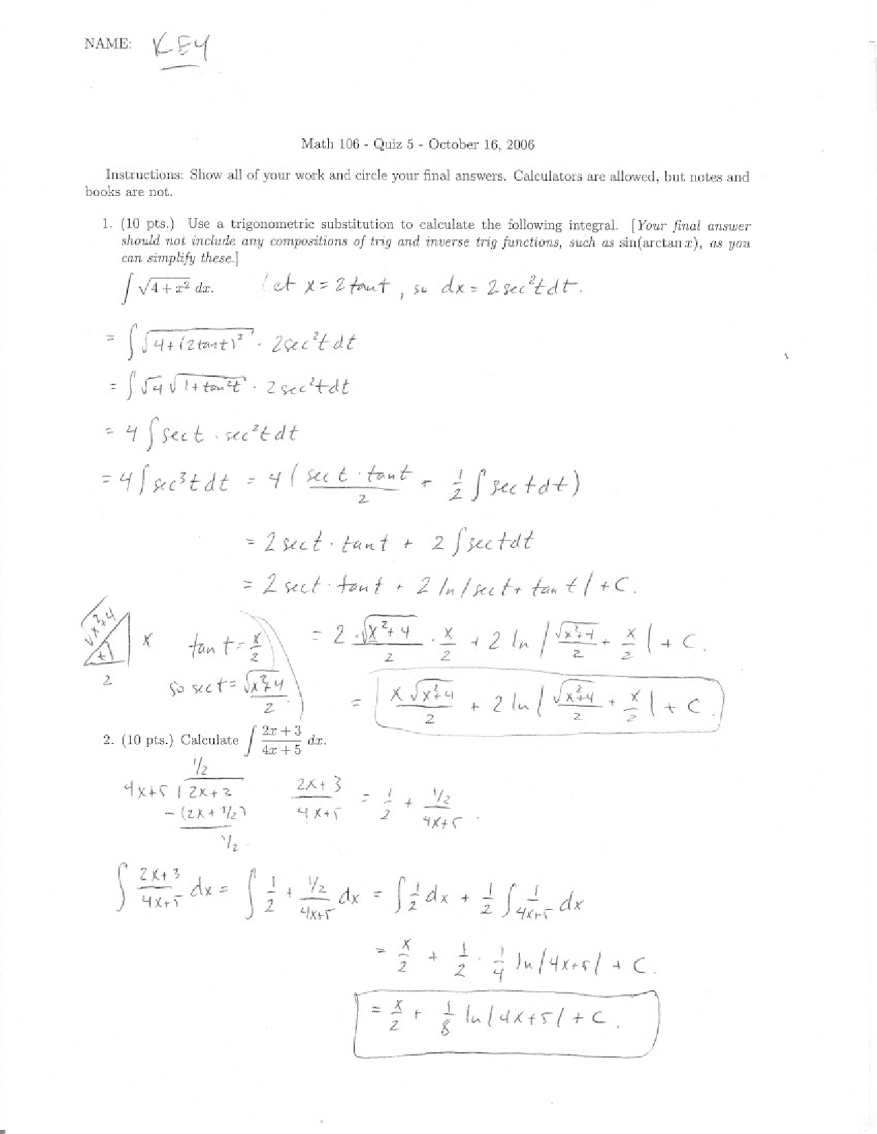 Inverse Trig Functions Calculus Solved Quiz Docsity inverse-trig-functions-calculus-solved-quiz-docsity