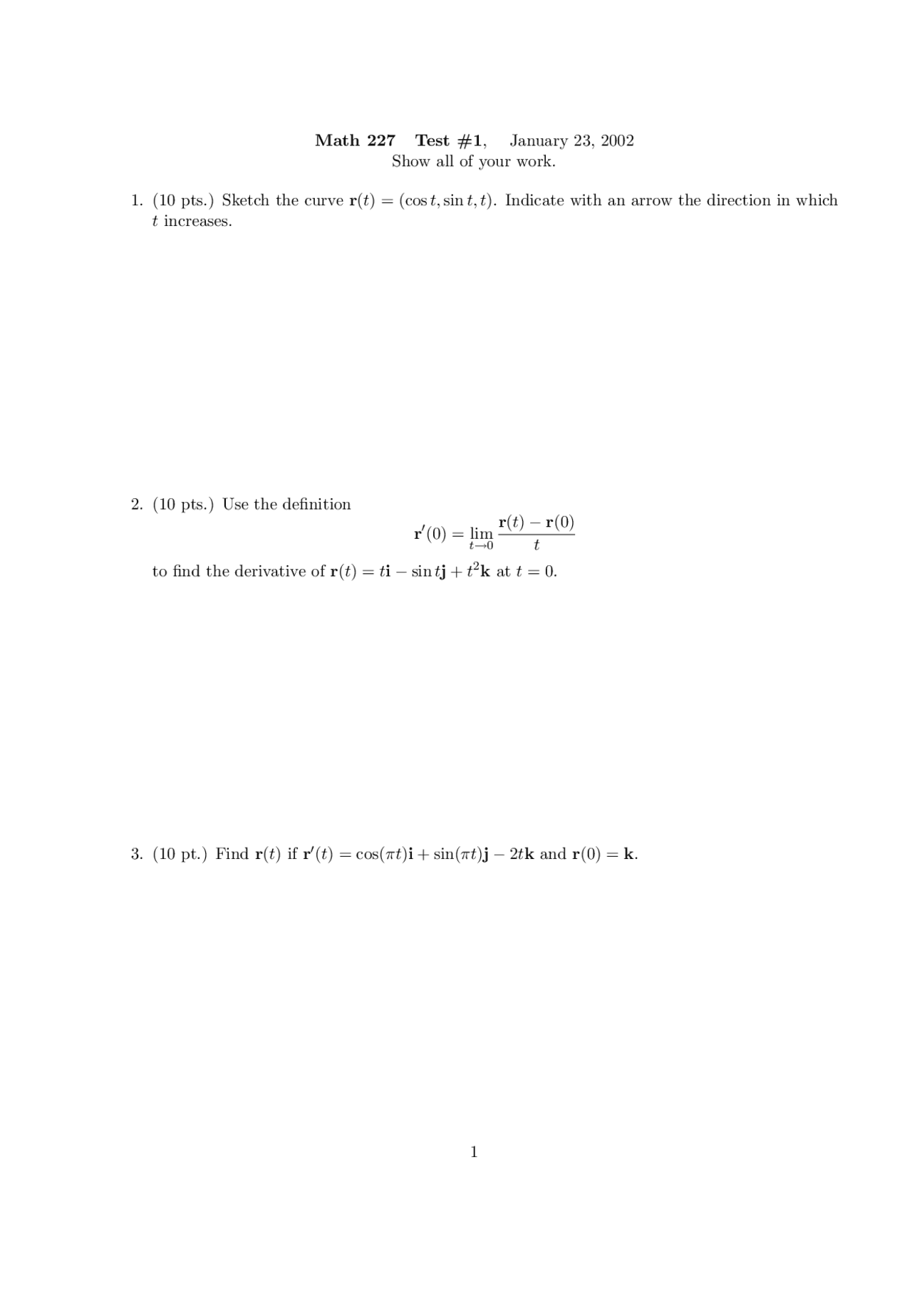 Arc Length Of Curve Calculus Iii Exam Docsity