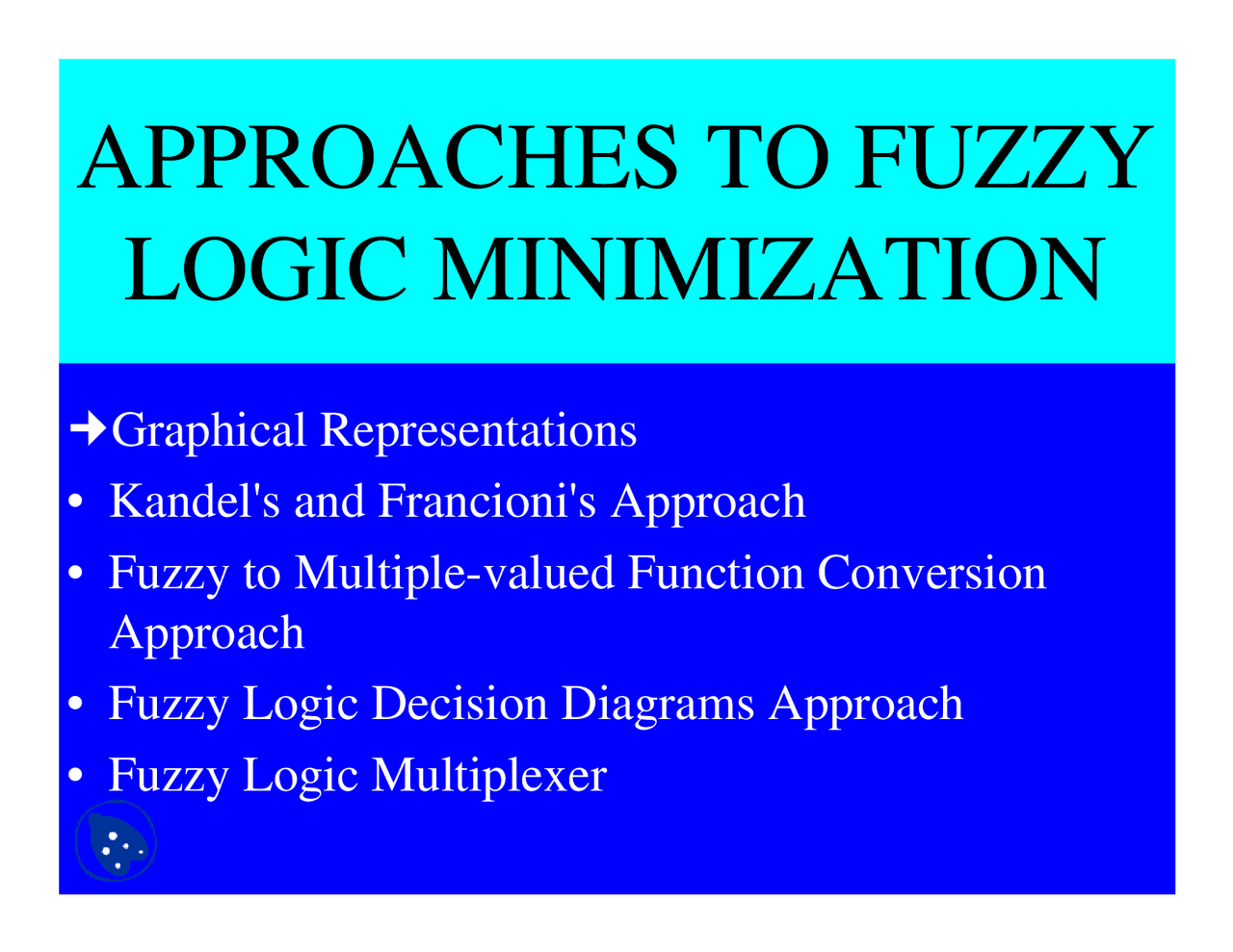 Logic Minimization Embedded Intelligent Robotics Lecture Slides Docsity
