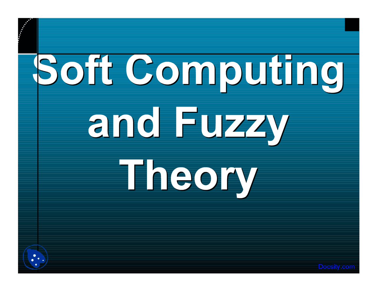 Soft Computing Embedded Intelligent Robotics Lecture Slides Docsity