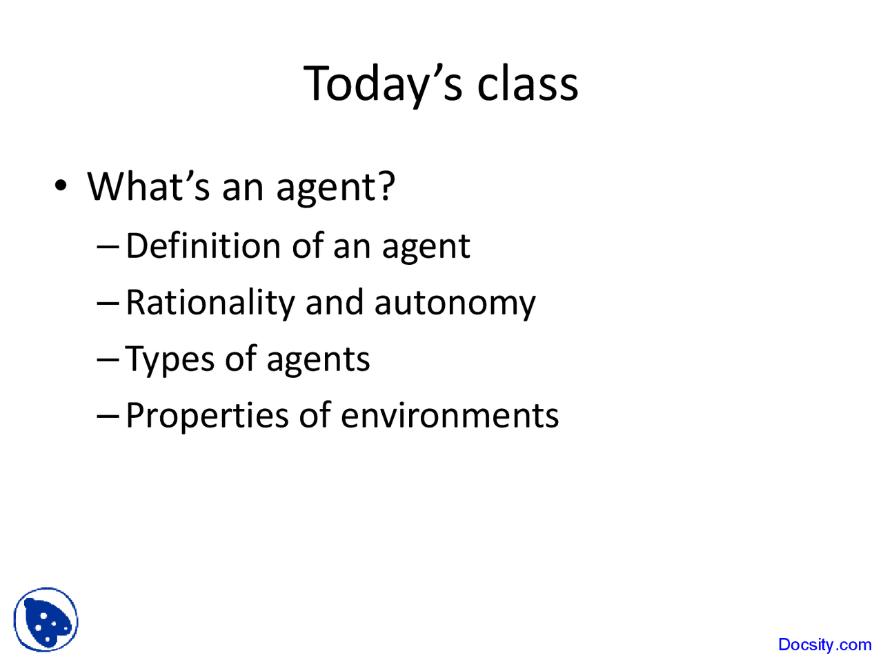 Rationality And Autonomy Embedded Intelligent Robotics Lecture