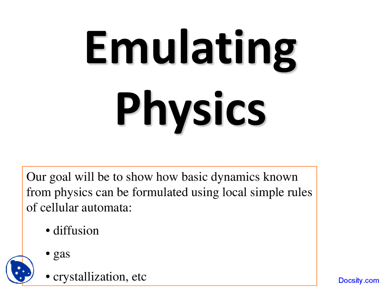 Emulating Physics Design Of Sequential Circuit Lecture Slides Docsity