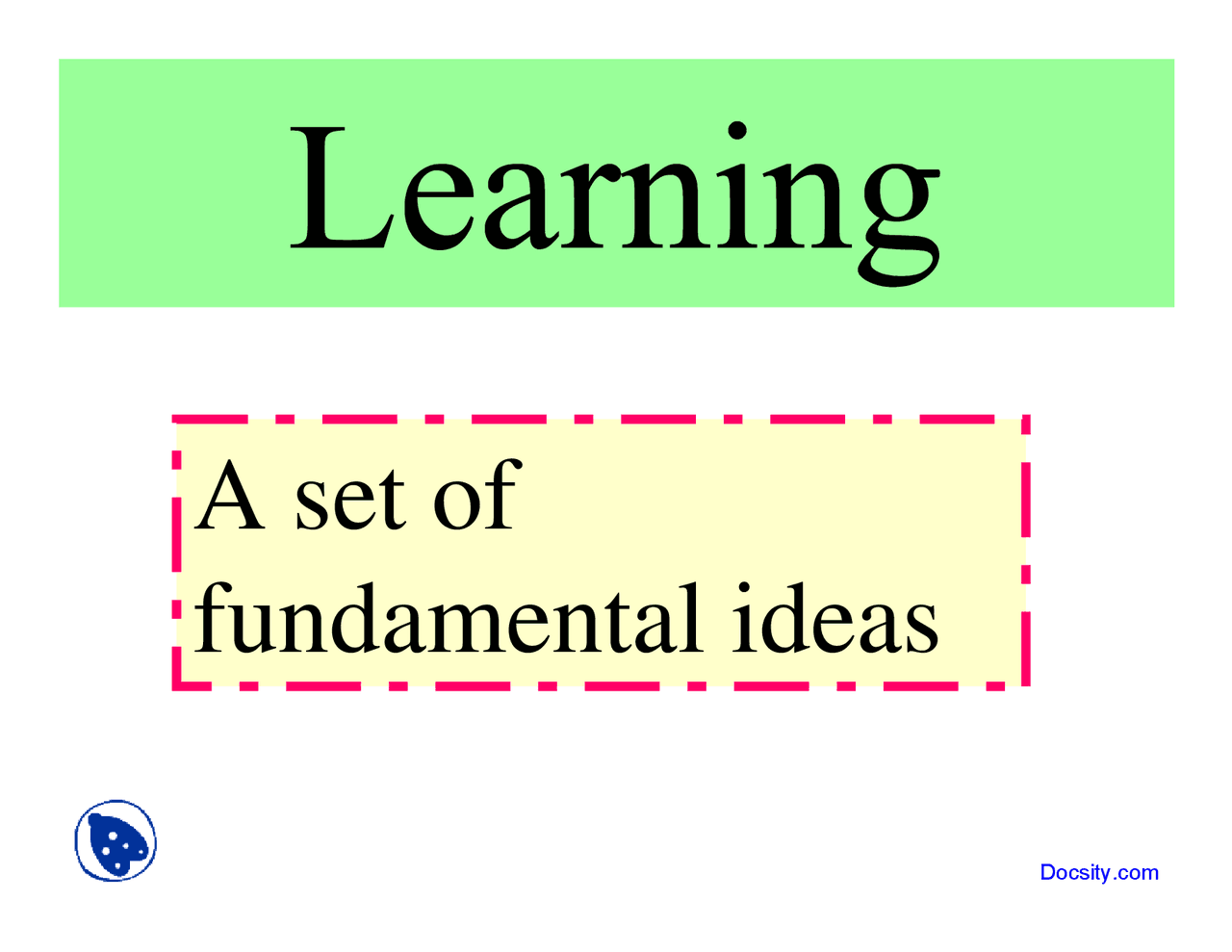 Fundamental Ideas Embedded Intelligent Robotics Lecture Slides Docsity