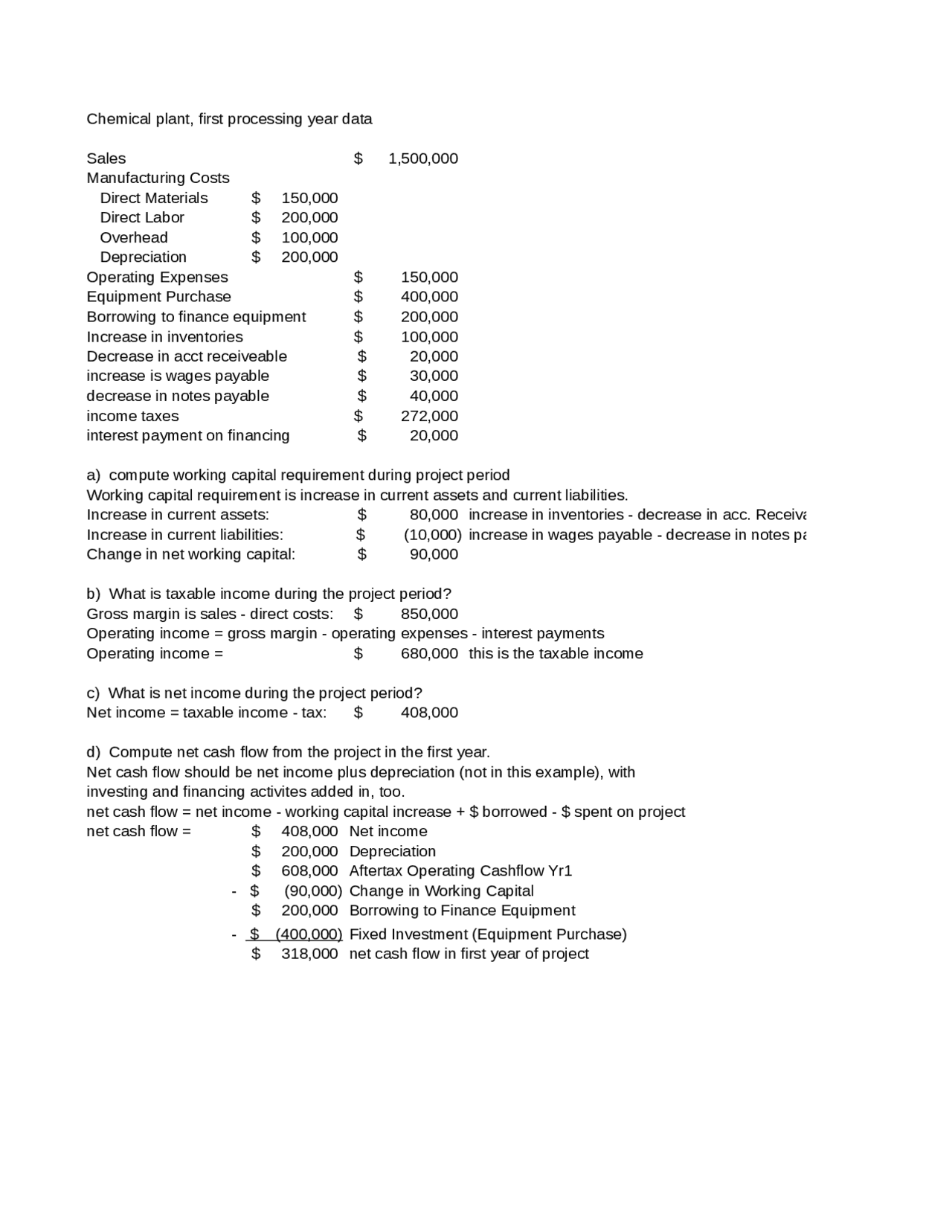 Homework 2 Solutions Economics For Engineering Management Egmt 531