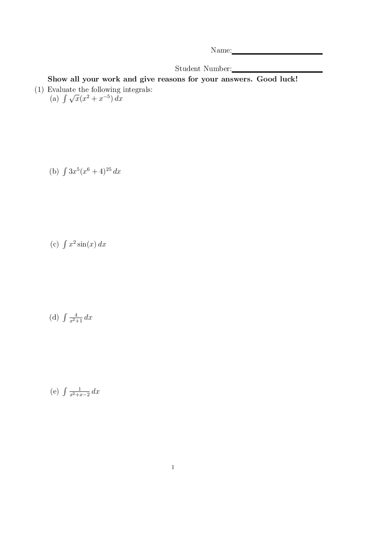 Right Endpoint Rule - Calculus II - Exam - Docsity