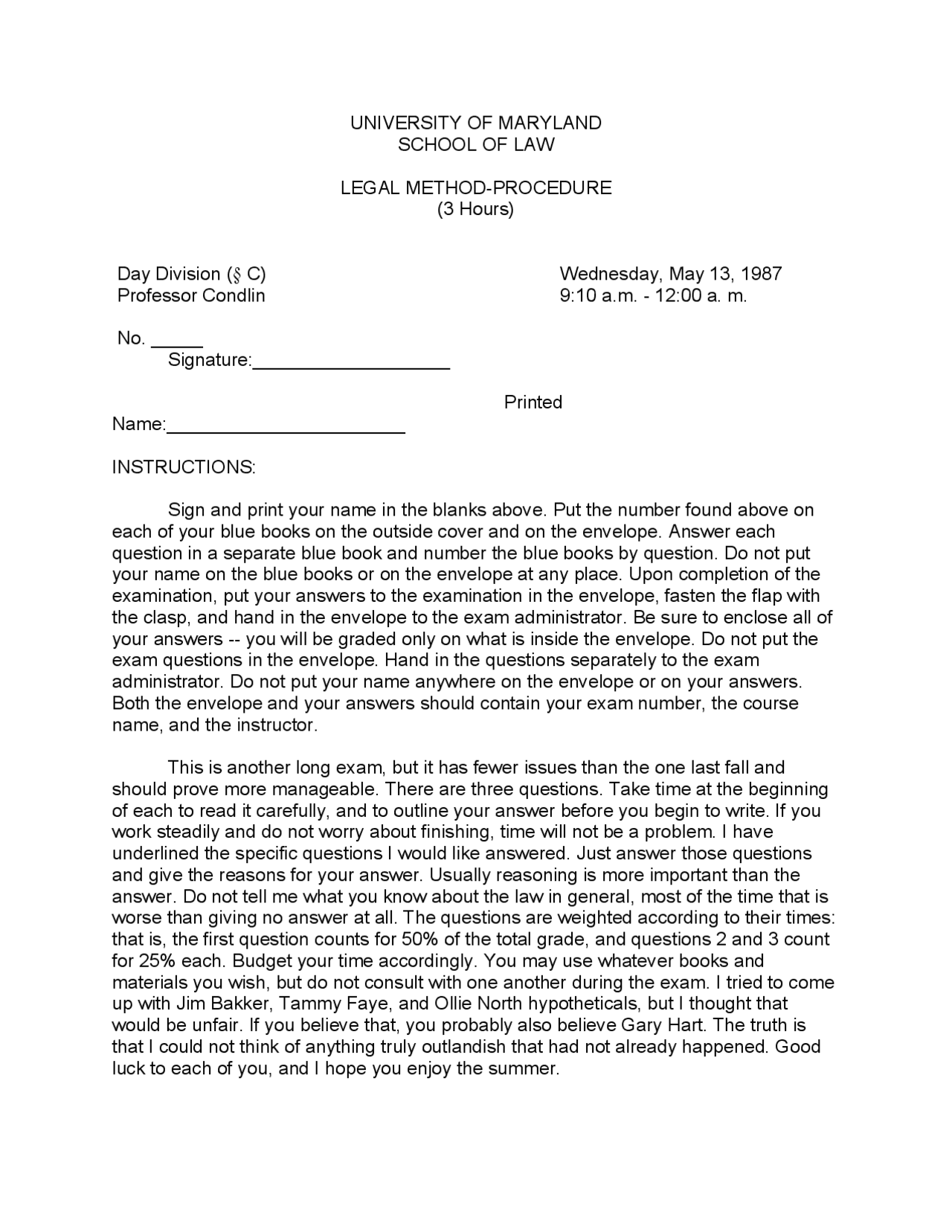 Demand For Judgment Civil Procedure Past Paper Docsity