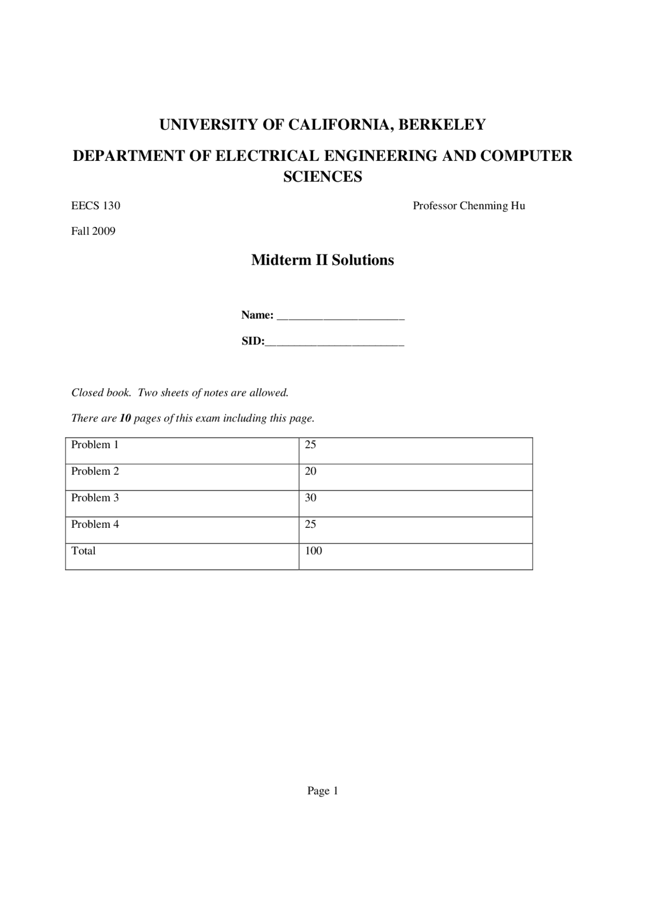 Stored Hole Charge Integrated Circuit Devices Solved Exam Docsity
