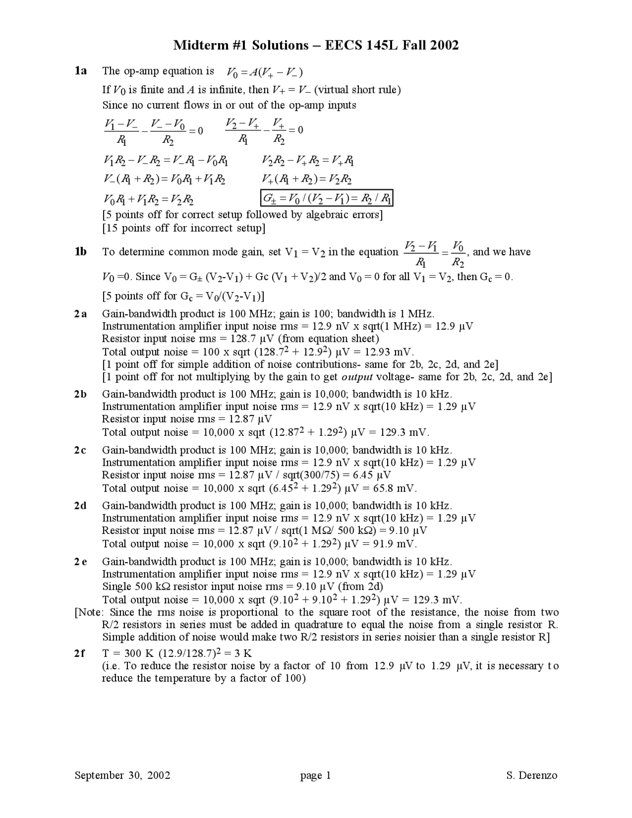 Differential Amplifier Intro Electronic Transducer Lab Solved Exam