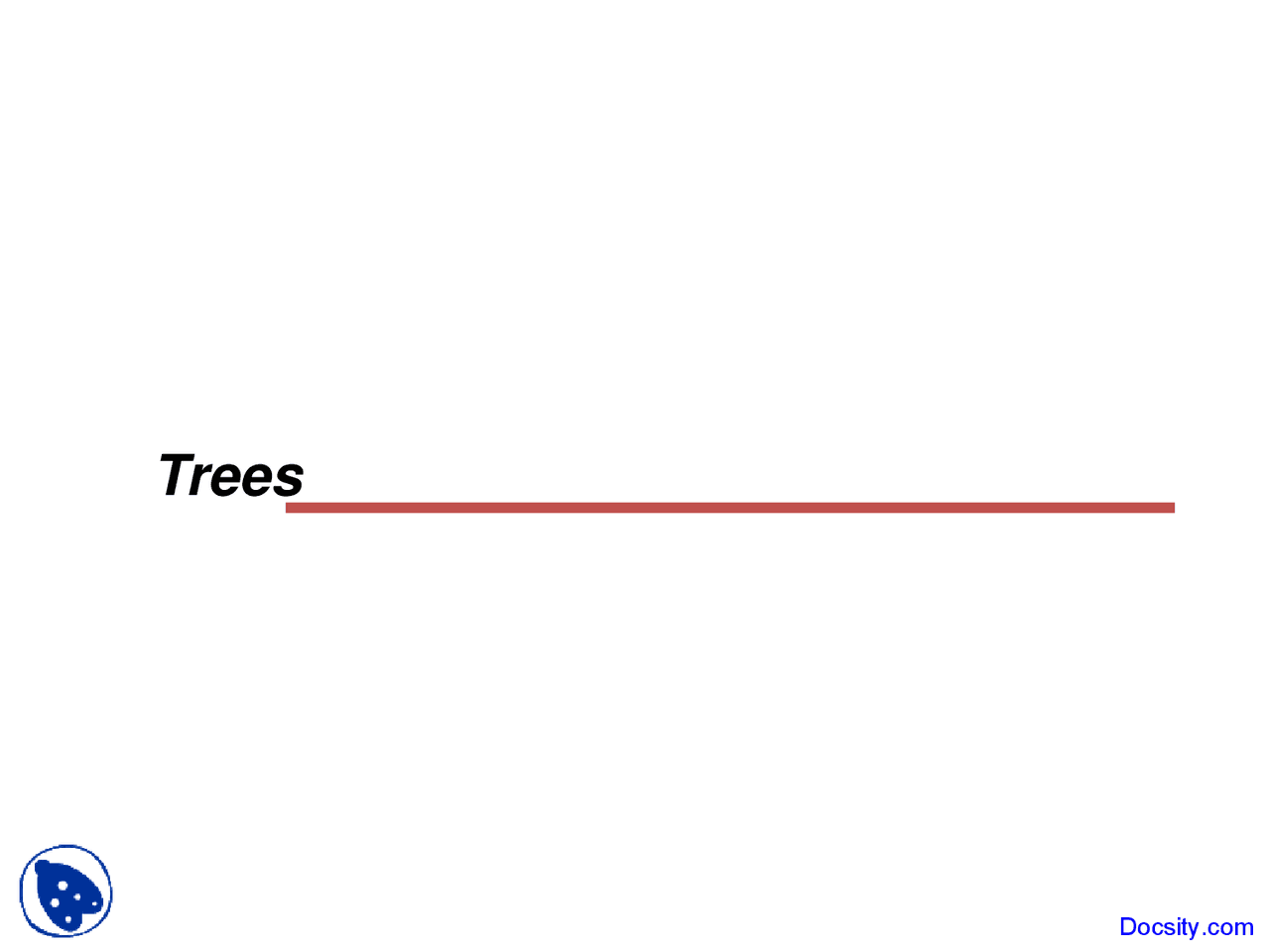 Trees Advanced Programming Lecture Slides Docsity