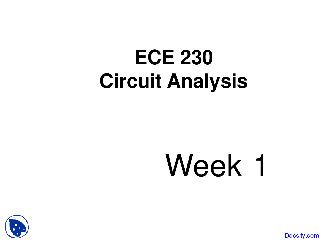 Resistive Circuit Analysis Circuit Analysis Lecture Slides Docsity