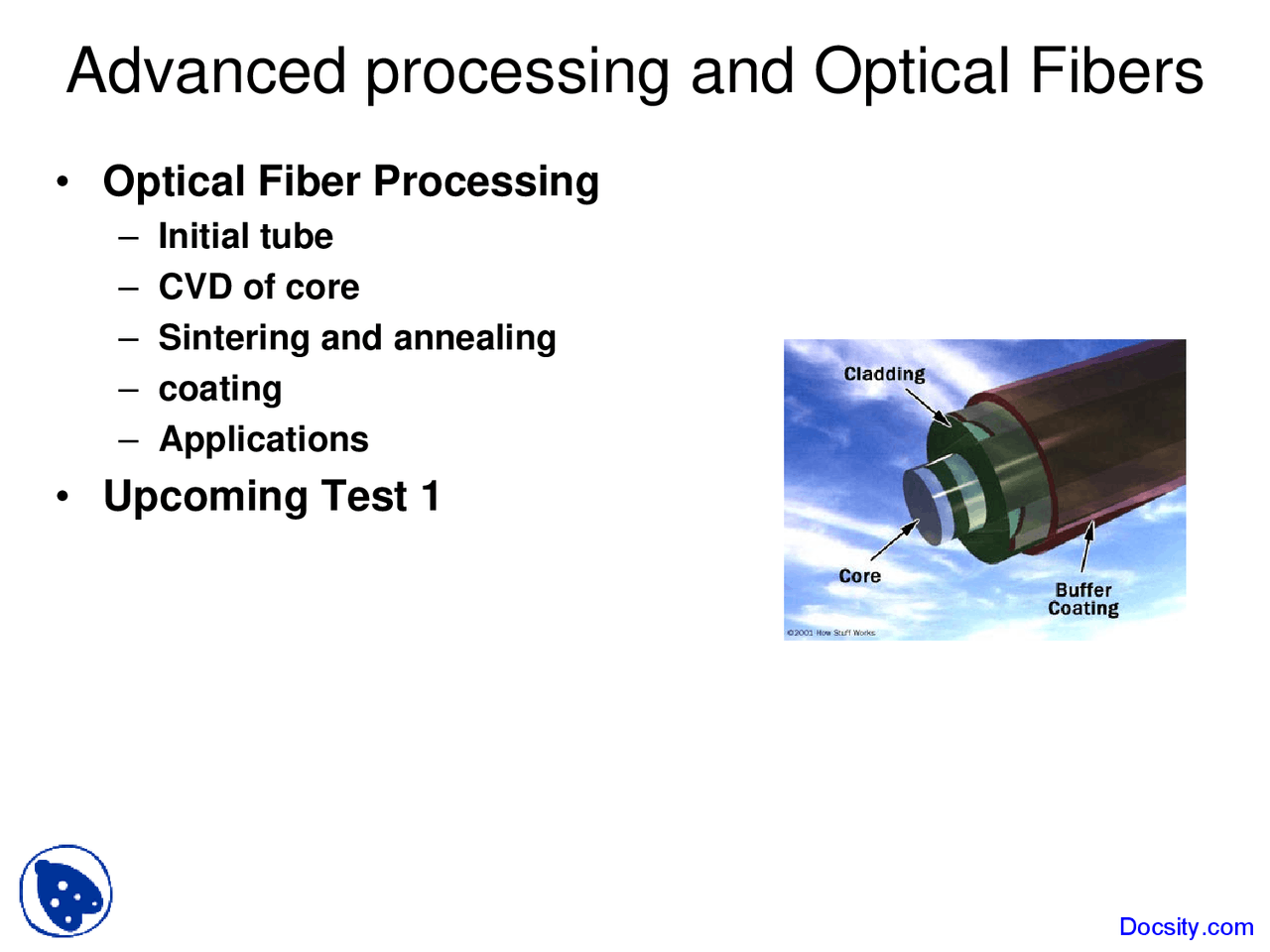 Advanced Processing Processing Of Materials Lecture Slides Docsity