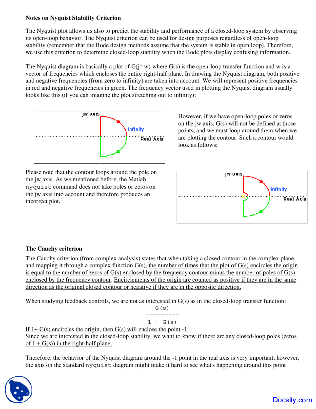 Nyquist Stability Criterion - Analog Circuits and Systems Design ...