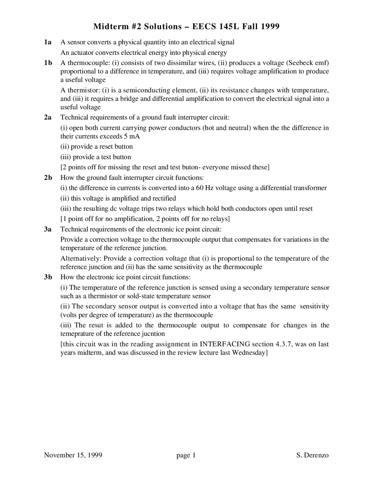 Interrupter Intro Electronic Transducer Lab Solved Exam Docsity