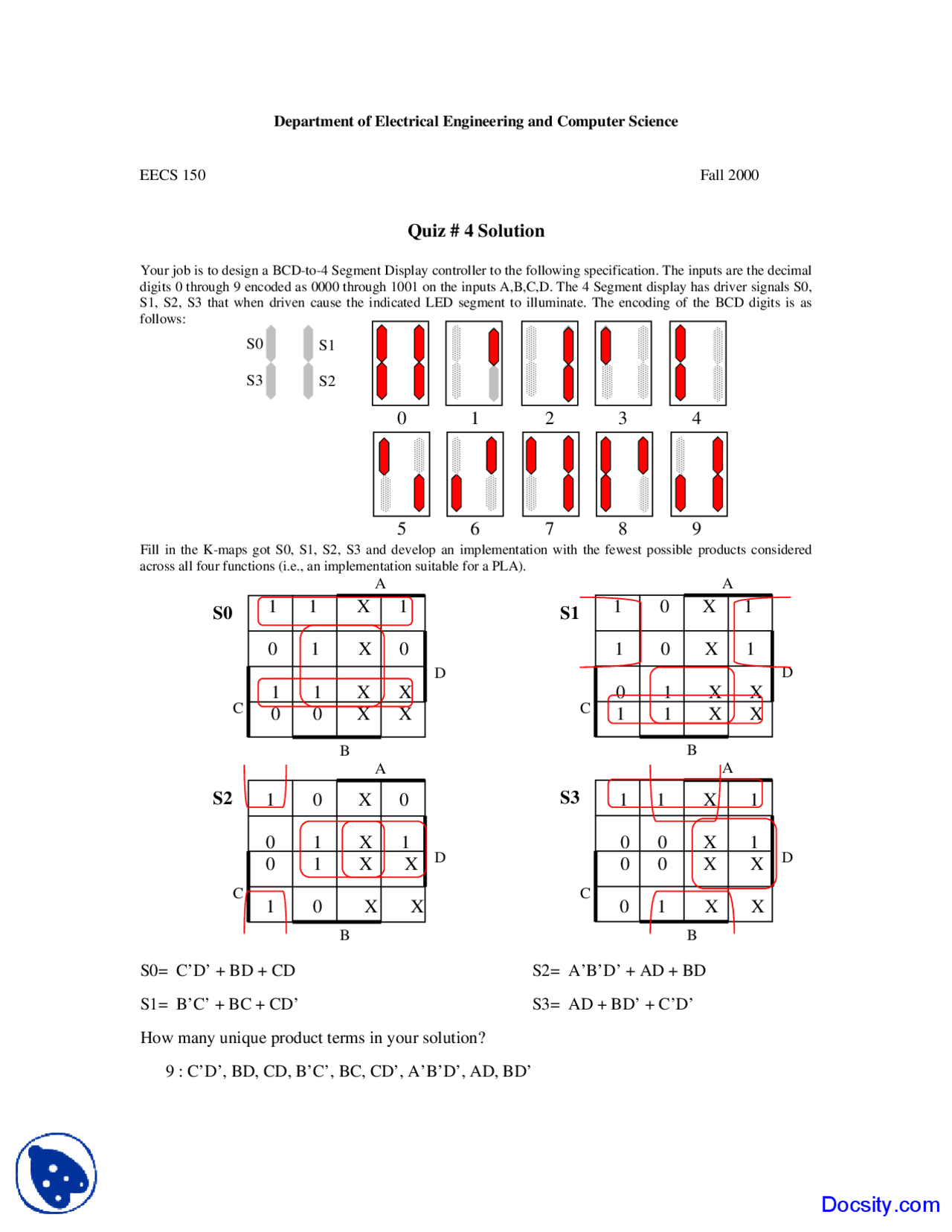 Segment Display Controller - Components and Techniques for Digital ...