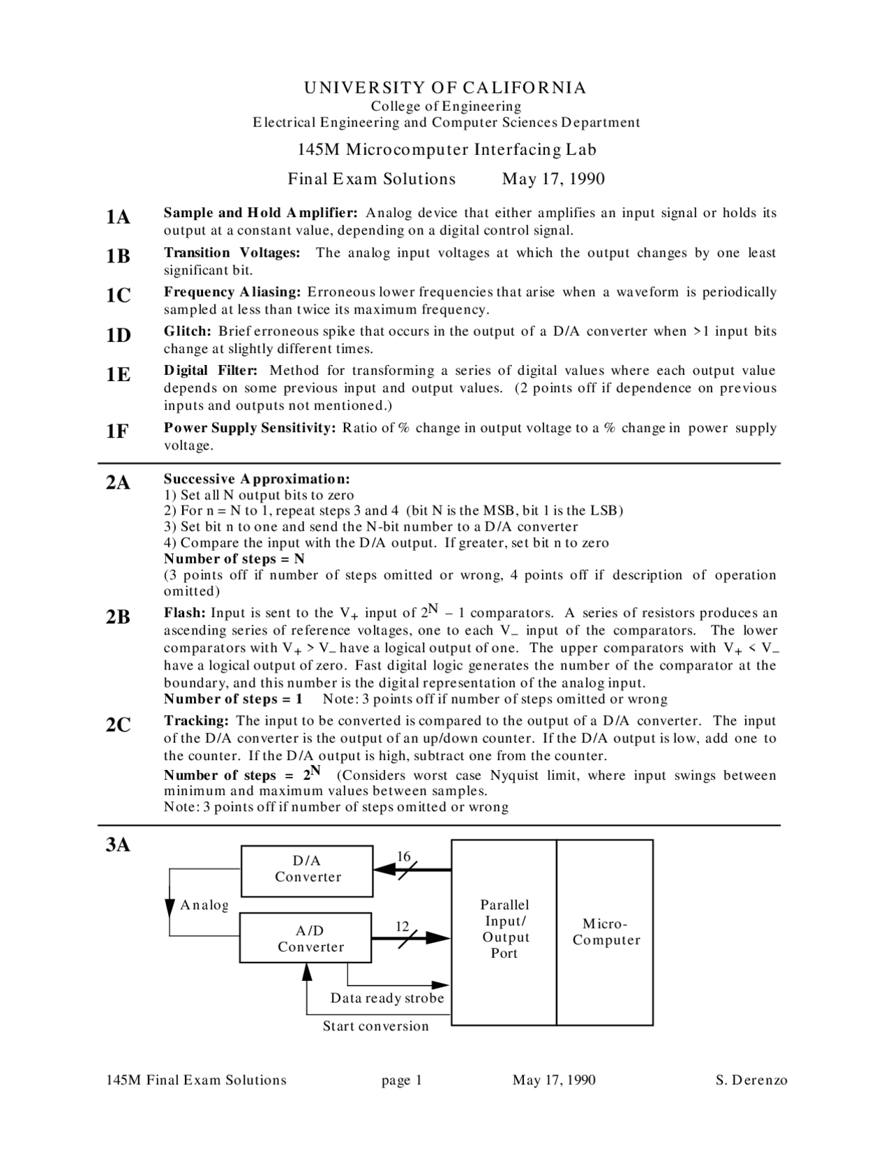 Sample Introductory Microcomputer Interfacing Laboratory Solved