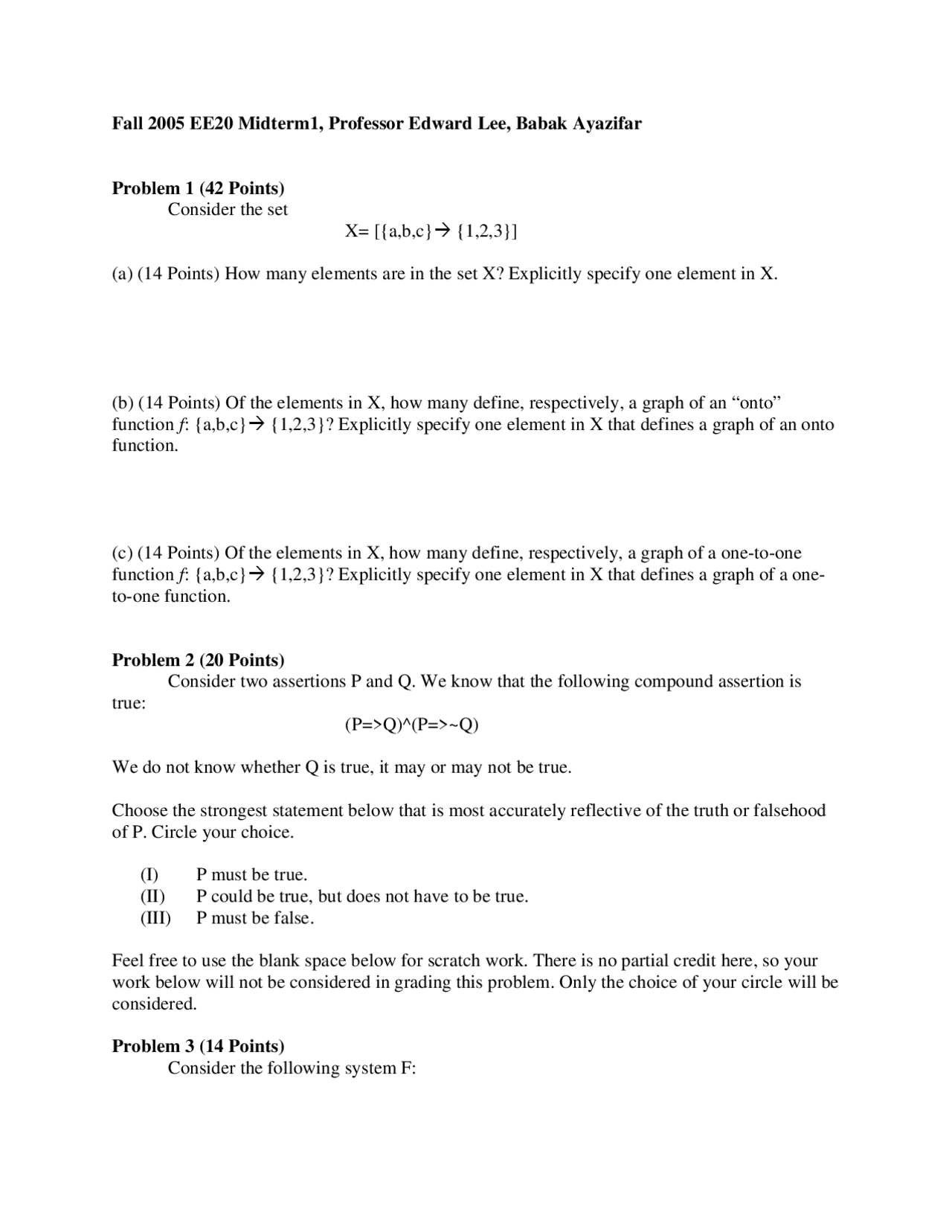 Elements Structure And Interpretation Of Systems And Signals Exam
