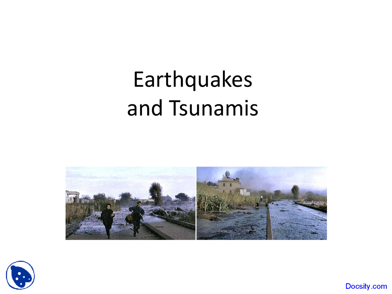 Earthquakes And Tsunamis Environmental Engineering Lecture Slides