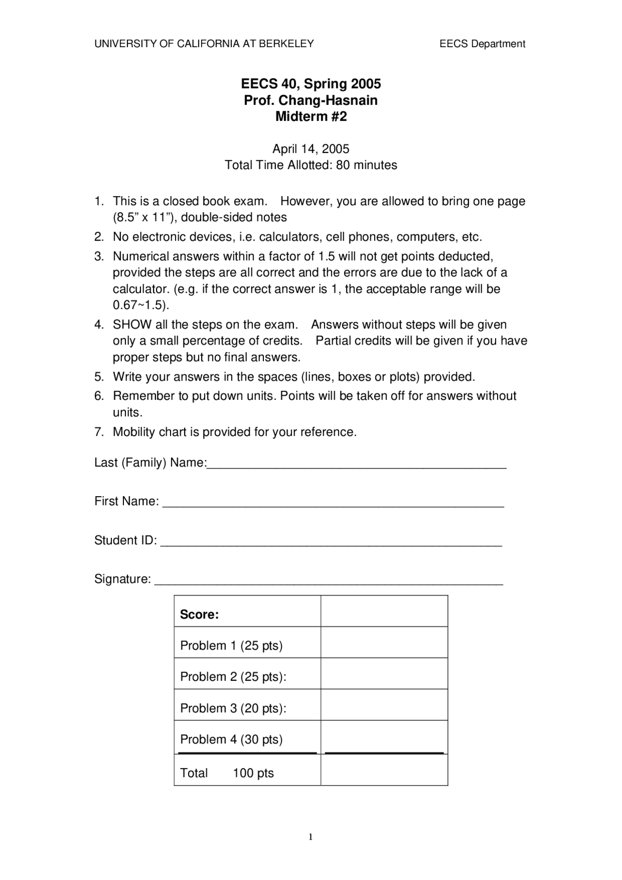 Gallium Atom Introduction To Microelectronic Circuits Solved Exam
