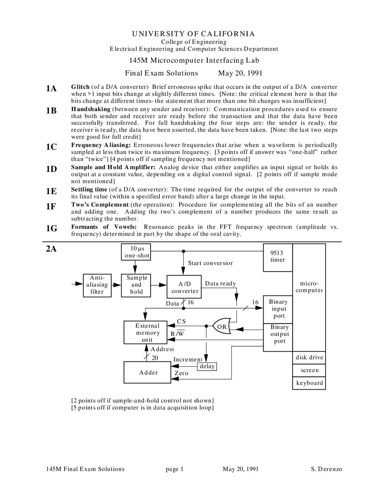 Glitch Introductory Microcomputer Interfacing Laboratory Solved