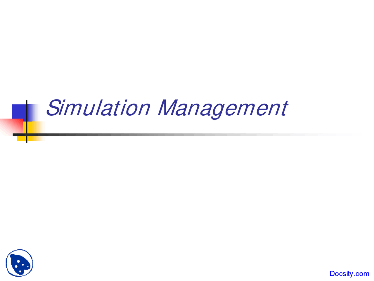 Simulation Management Functional Verification Lecture Slides Docsity