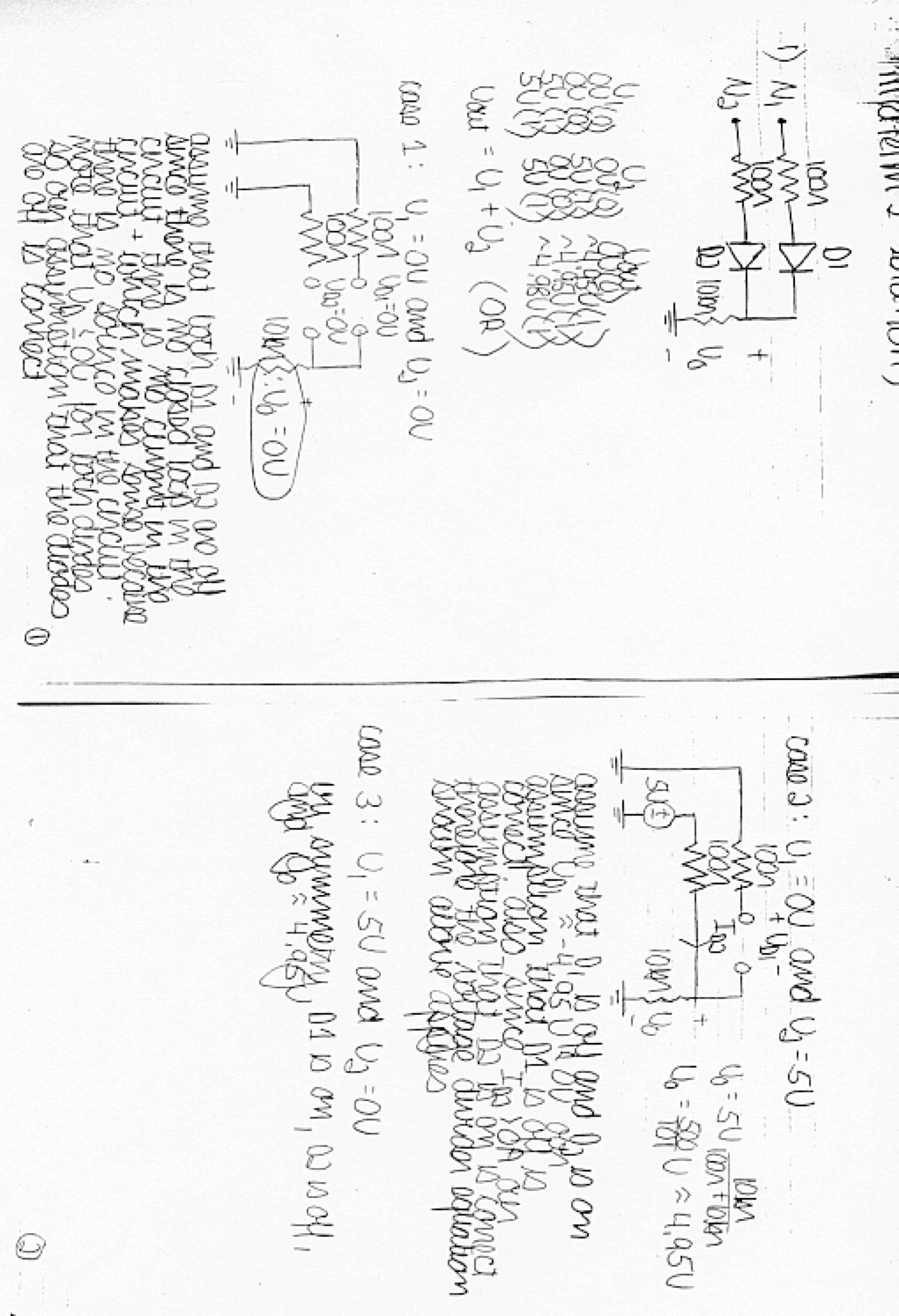 Diode Logic Introduction To Microelectronic Circuits Solved Exam