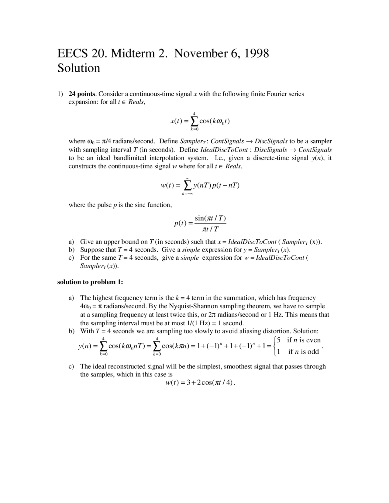 Finite Fourier Series Structure And Interpretation Of Systems And
