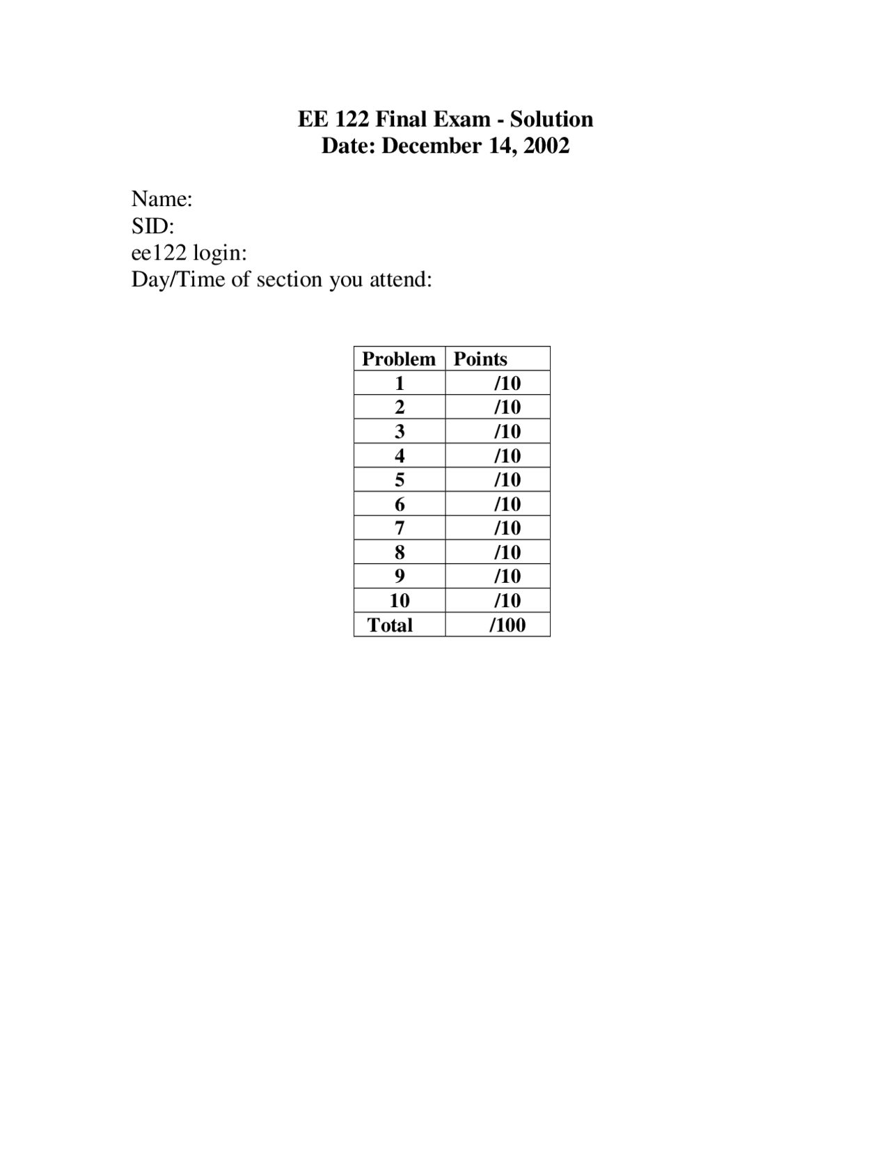 Emulation - Introduction to Communication Networks - Solved Exam | Exams Data Communication ...