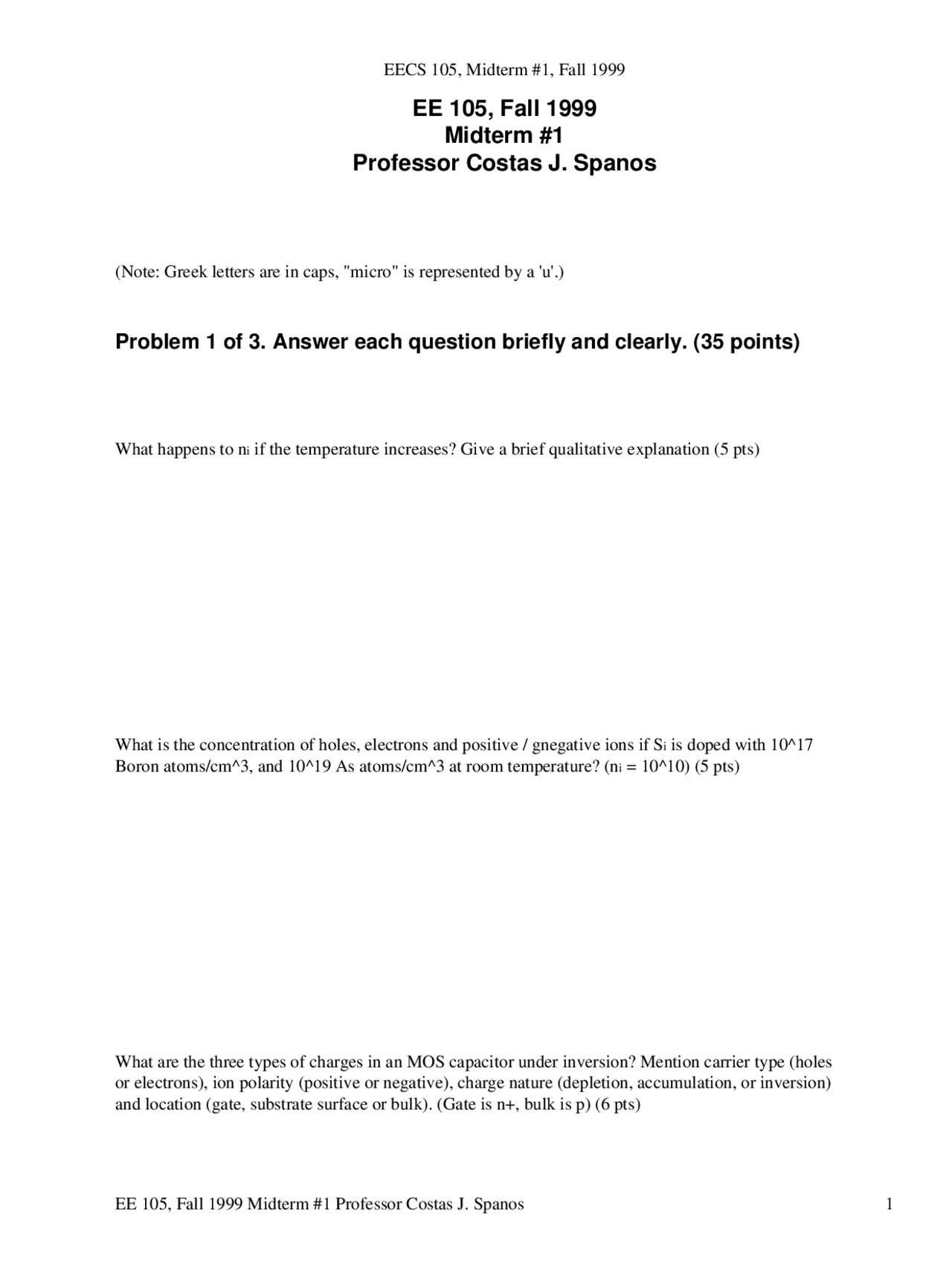 Temperature Increases Microelectronic Devices And Circuits Exam