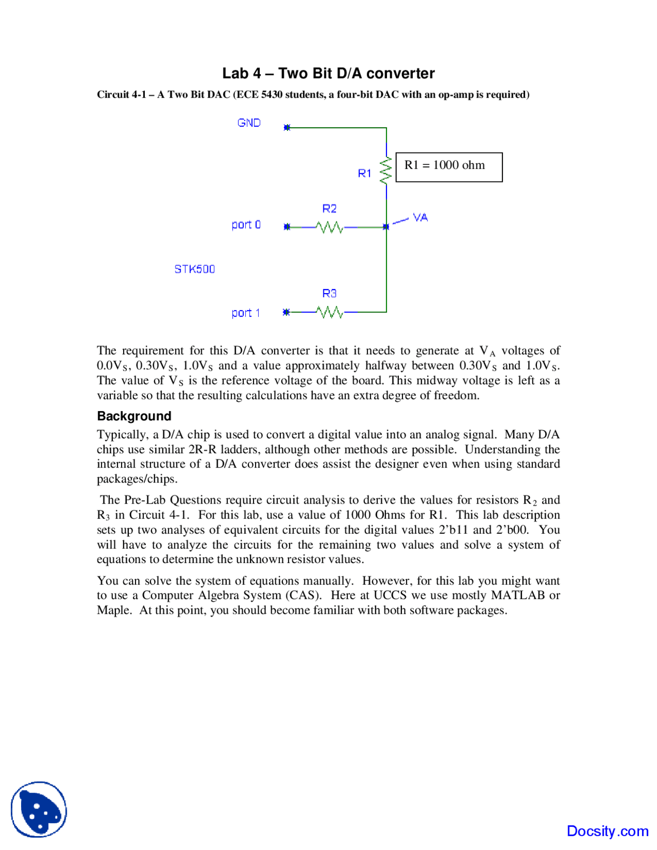 Two Bit Embedded System Design Lab Notes Docsity