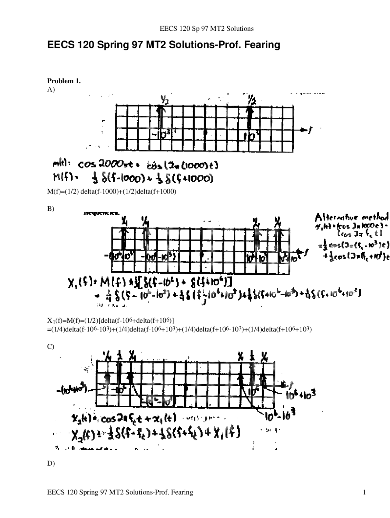 Labelling Height Signals And Systems Solved Exam Docsity