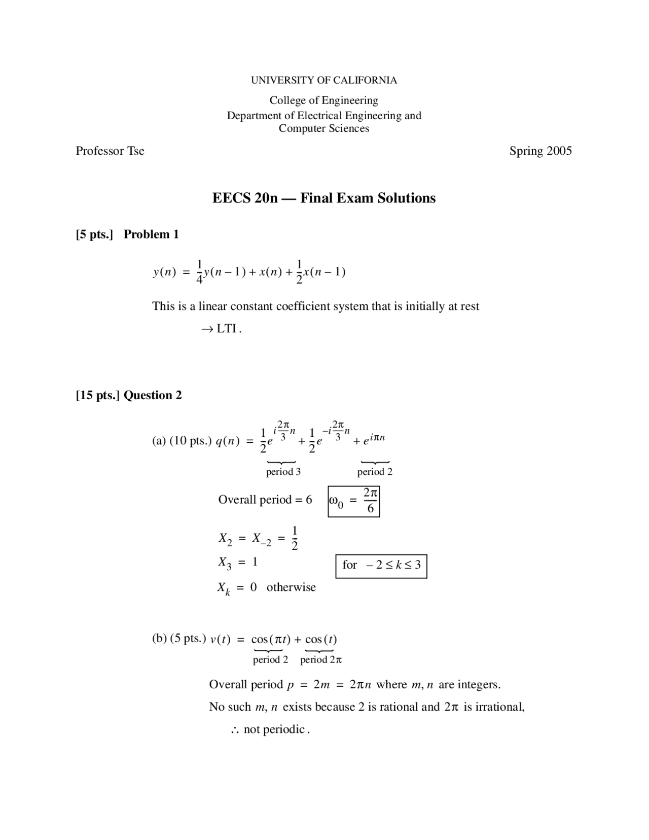 Complex Exponential Structure And Interpretation Of Systems And