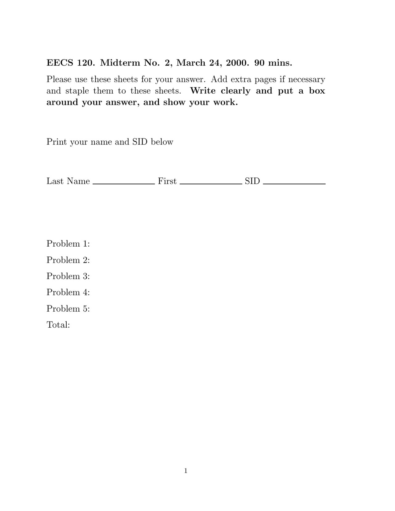 Total Energy Signals And Systems Exam Docsity